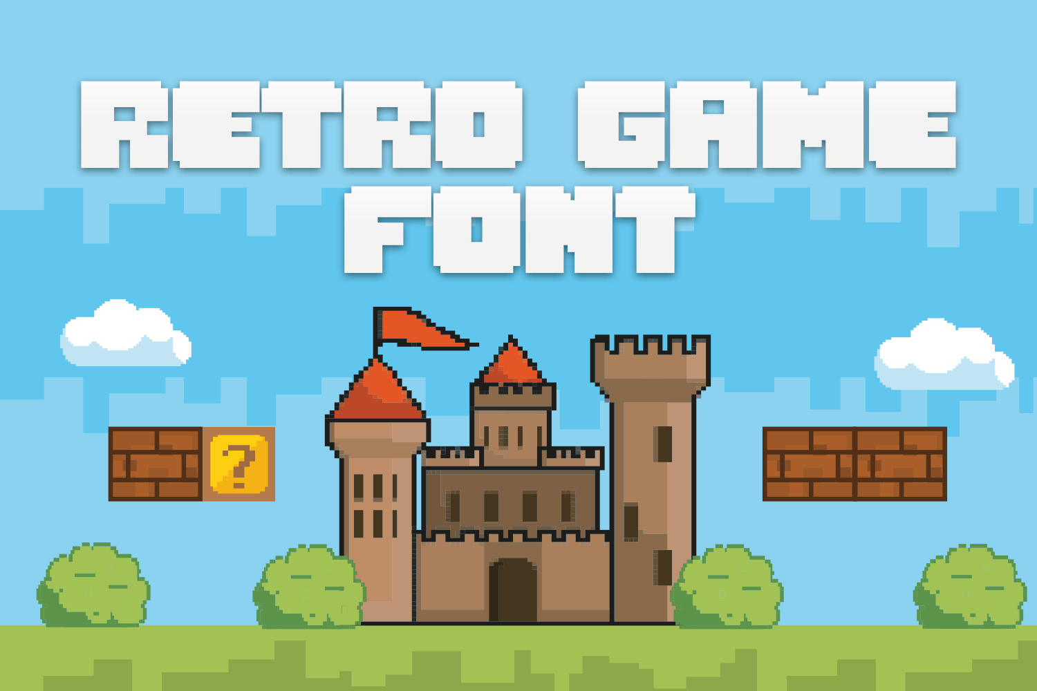 Retro Game Font by OWPictures on Dribbble