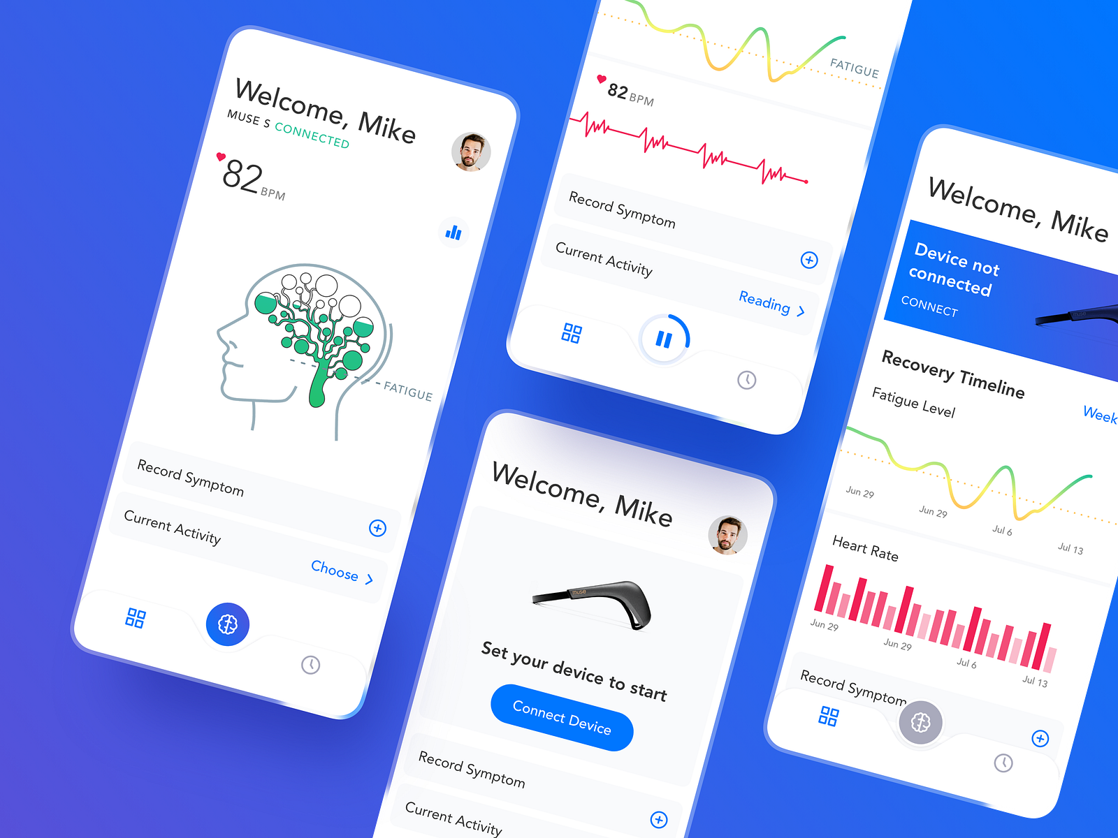 The first UI concept of Neurovine by Dmytro Honcharov for gdedesign on ...