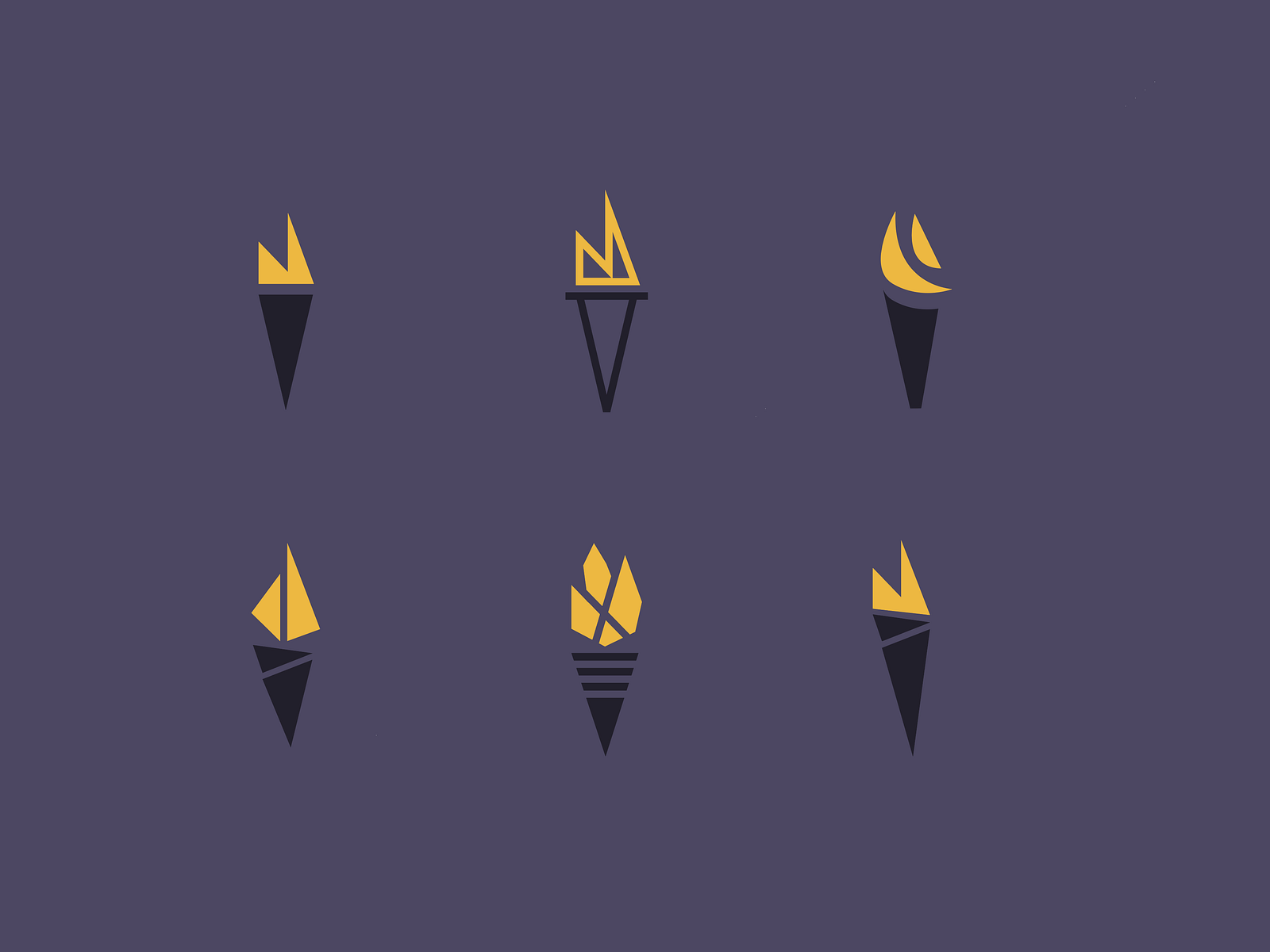 Torches by popesaintvictor on Dribbble