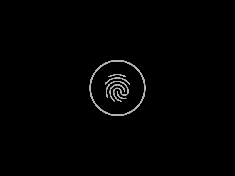 Fingerprint Scanning Animation by Tim Schavitz on Dribbble