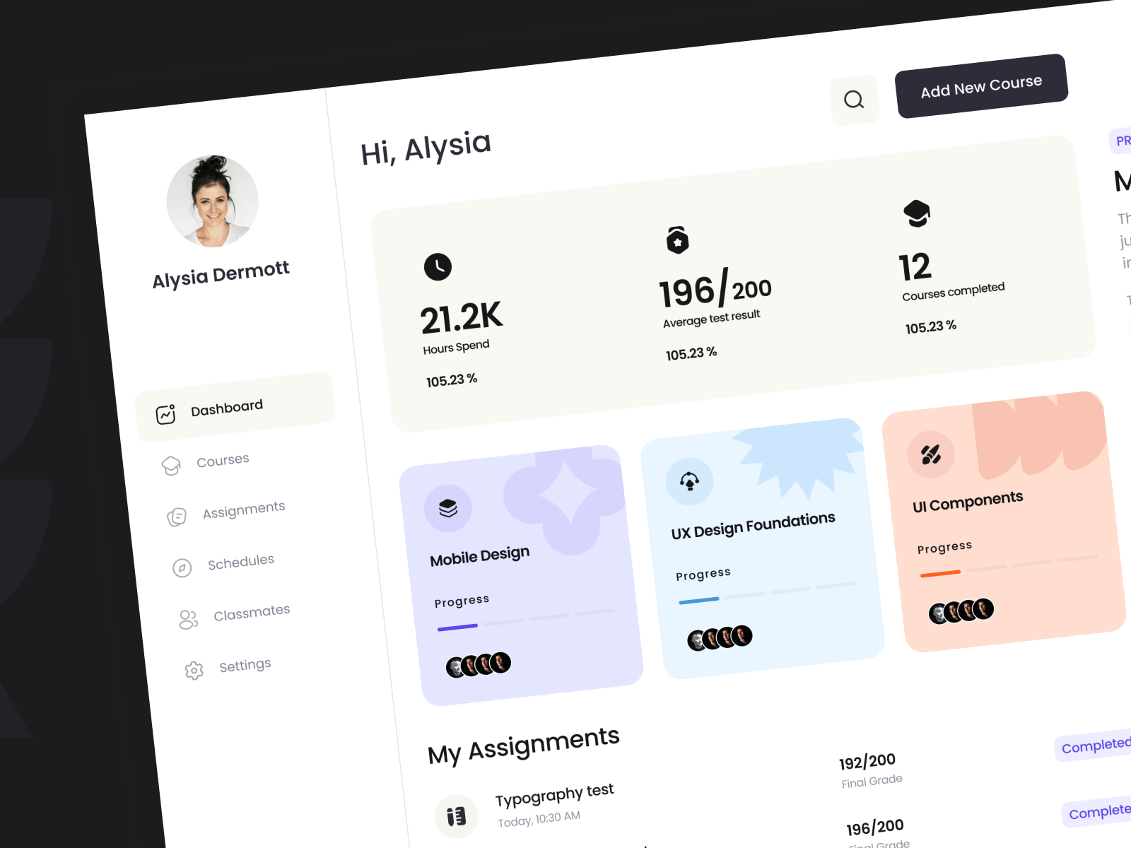 Knowly - E-learning Platform by Afterglow on Dribbble