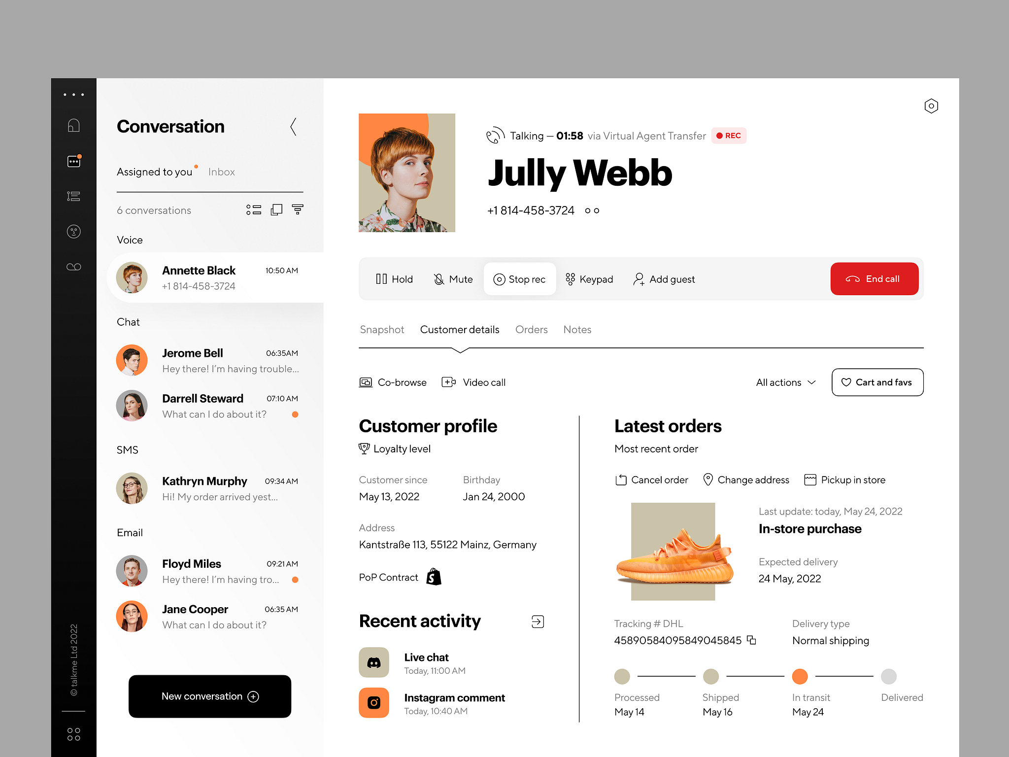 dashboard: contact center by Vladimir Gruev for ooze 🇺🇦 on Dribbble