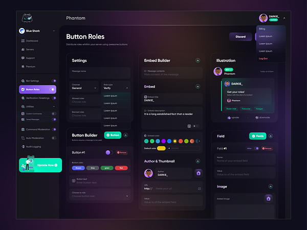 Discord Phantom Bot Design by Raw Canvas Studio on Dribbble