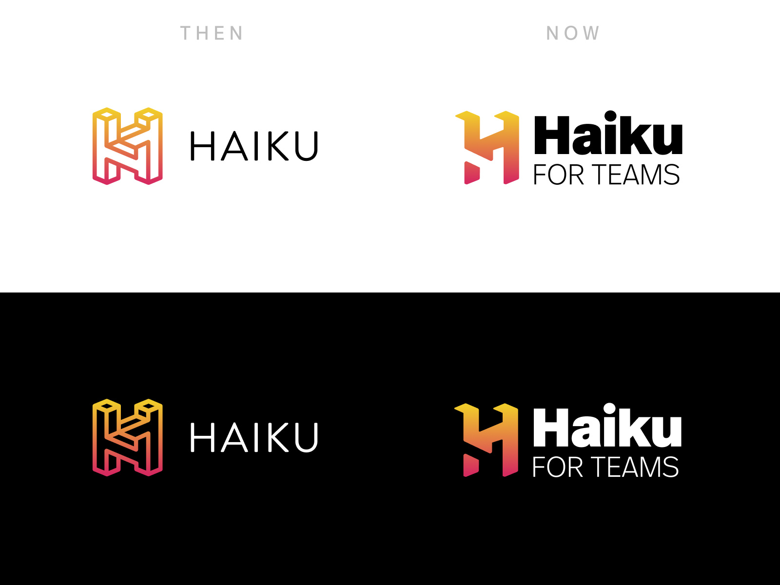Haiku for Teams brand redesign by Agustina Feijóo on Dribbble