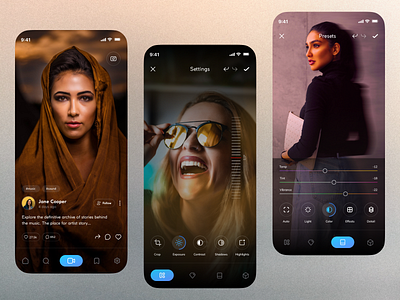 Insta reels Concept UI. by Galaxy UX Studio on Dribbble