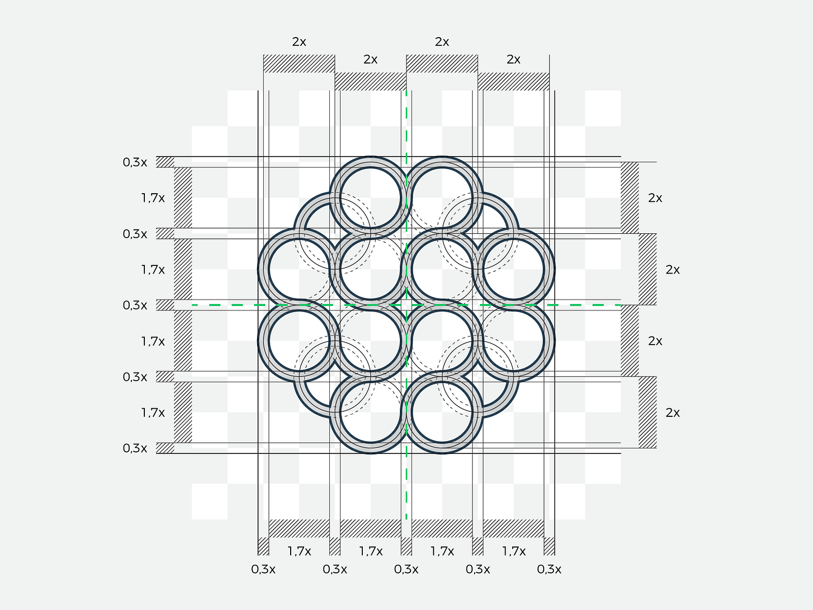 molecular genetics© / grid construction by Usarek™ Studio on Dribbble