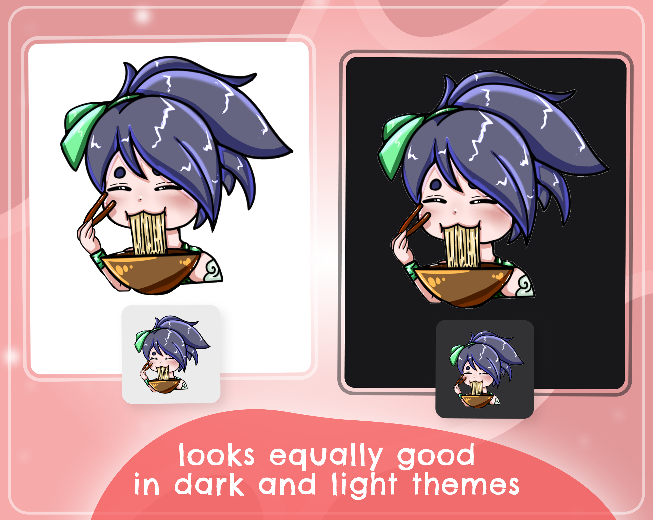AKALI Emote from LoL for Streamer / Twitch / Discord Emotes by Nomad ...