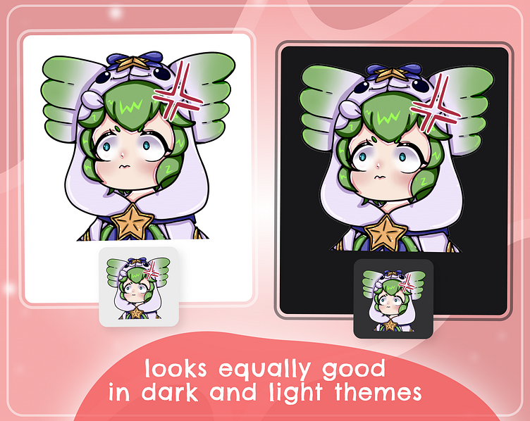 LULU Emote from LoL for Streamer / Twitch / Discord Emote by Nomad Grls ...