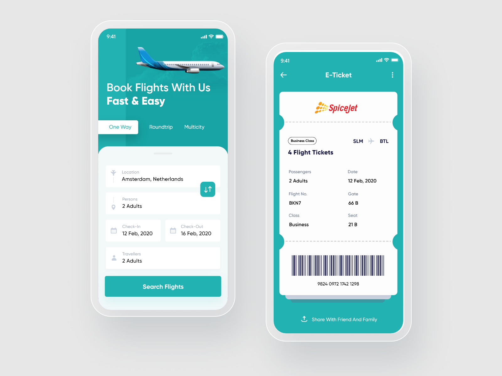 Flight Booking App UI by Pixians Design on Dribbble