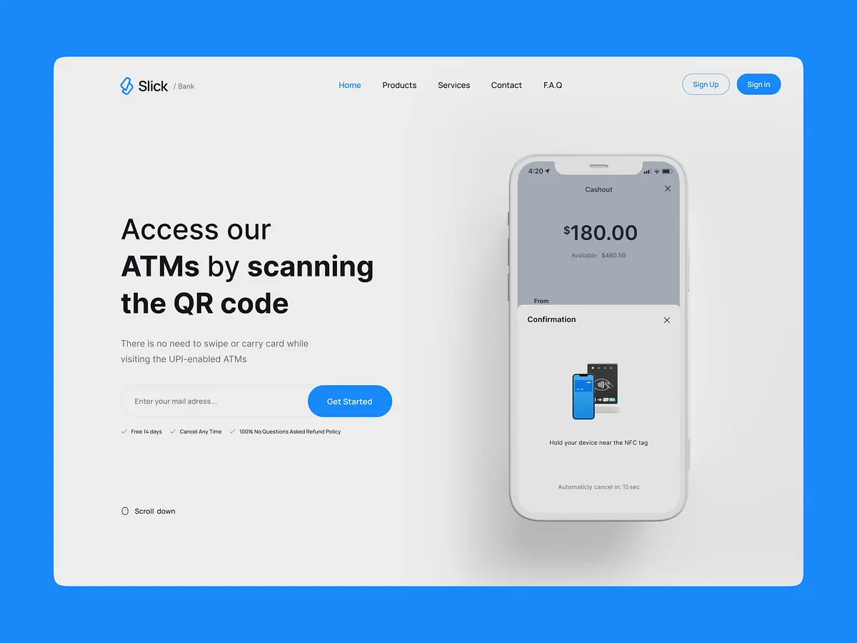 Browse thousands of Atm Interface images for design inspiration | Dribbble