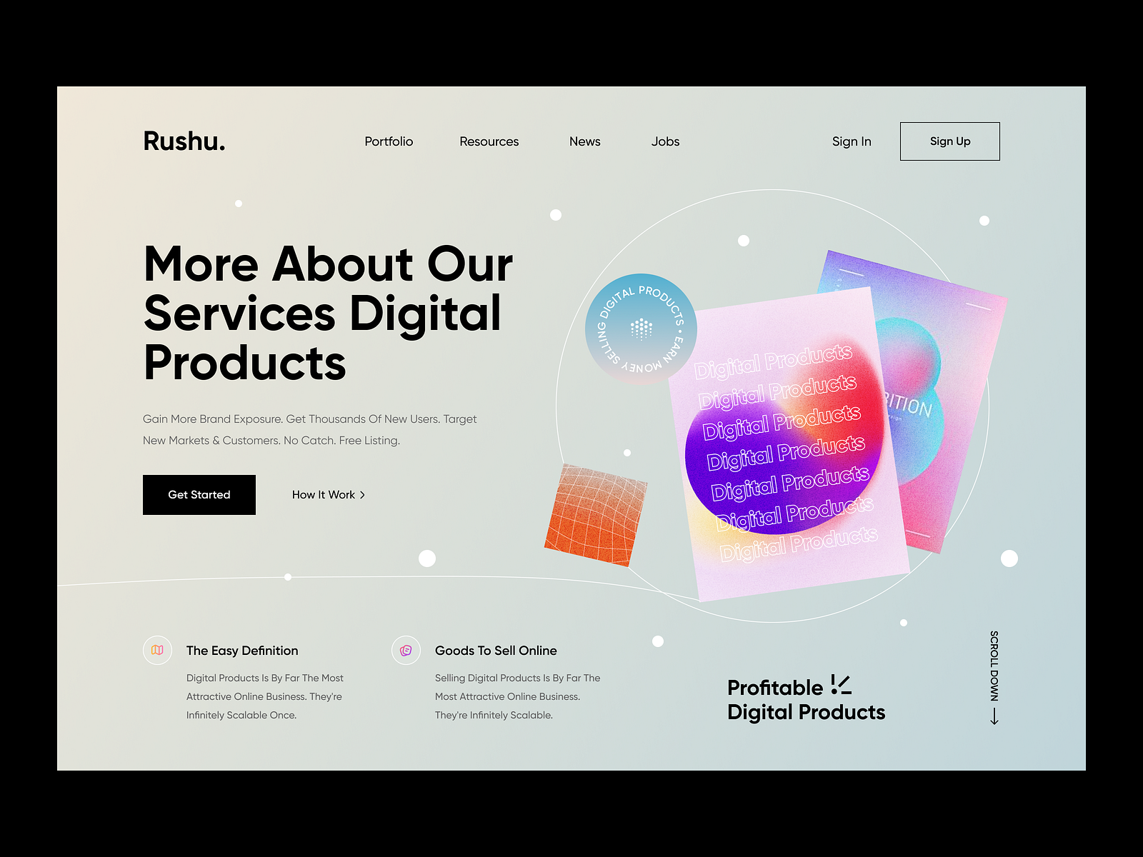Digital Agency Website by Glow for Piqo Studio on Dribbble