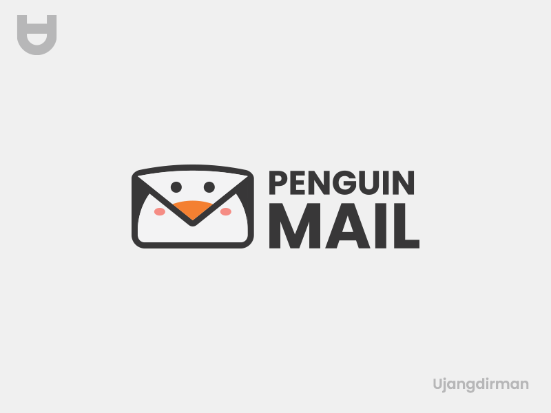 Penguin Mail Logo by Ujang Dirman on Dribbble