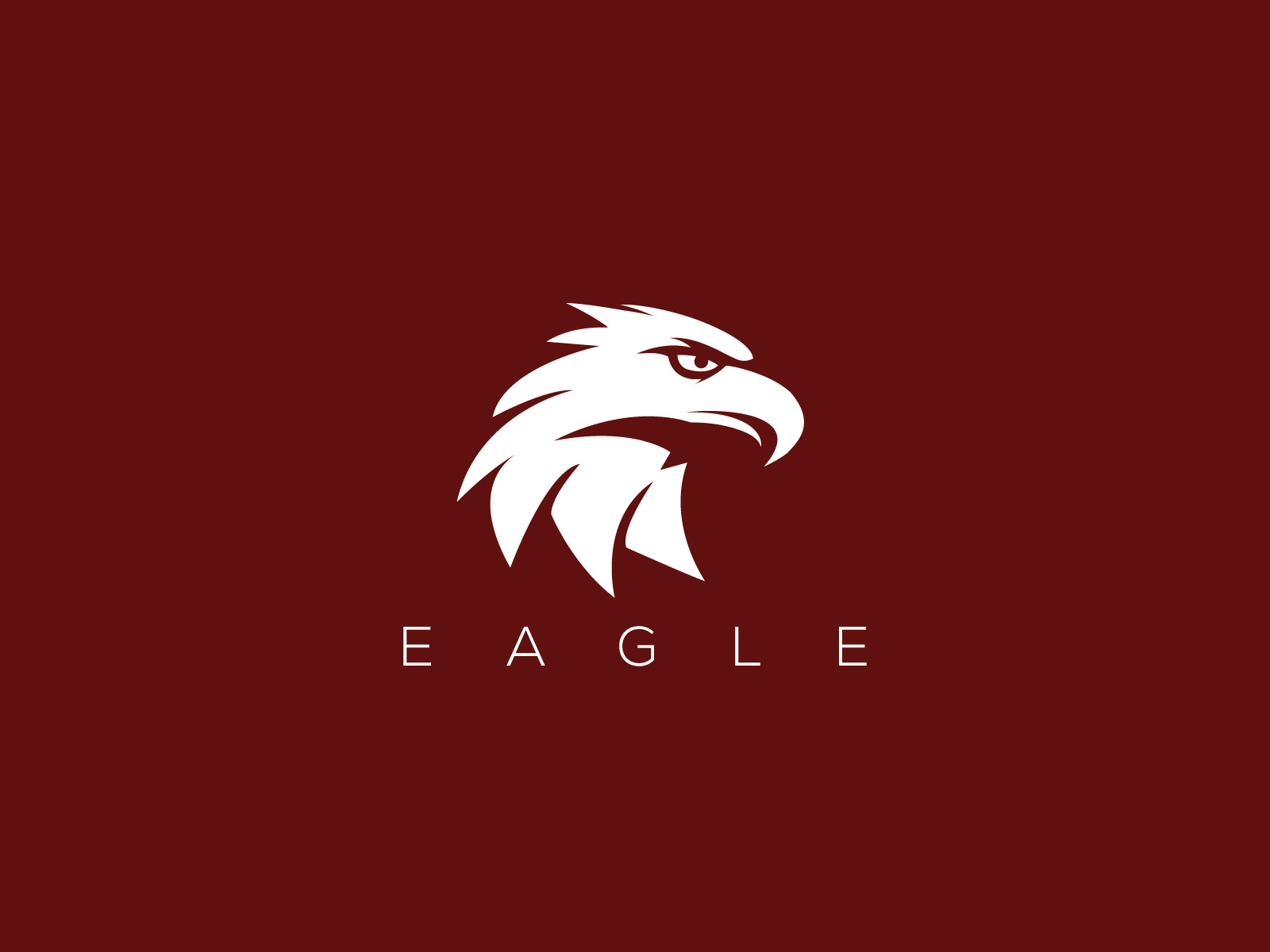 Maroon Eagle Logo Eagle Modern Logo Eagle Design Emblem Template For A