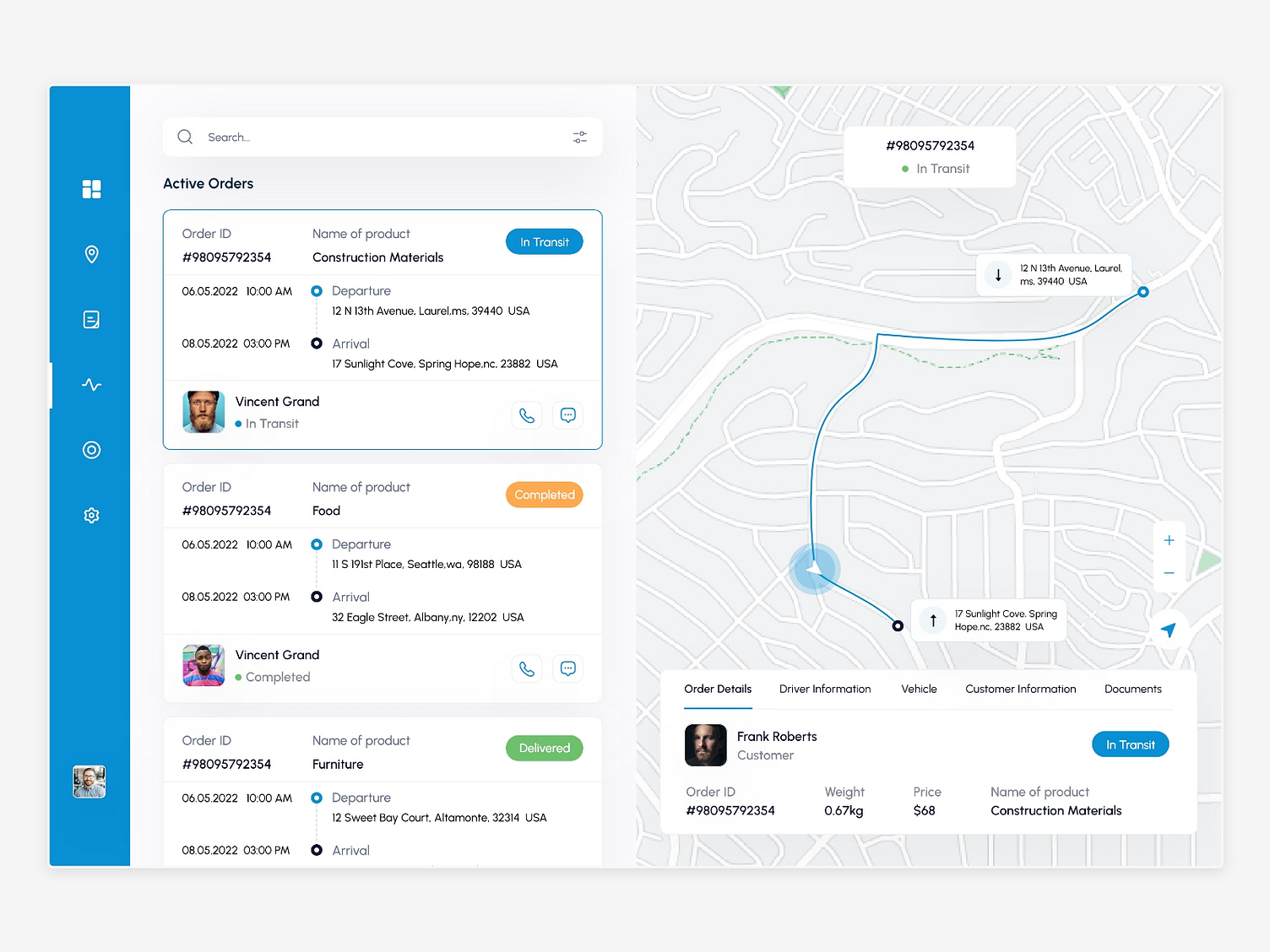 Transportation 🚚 Management System Dashboard by aPurple on Dribbble