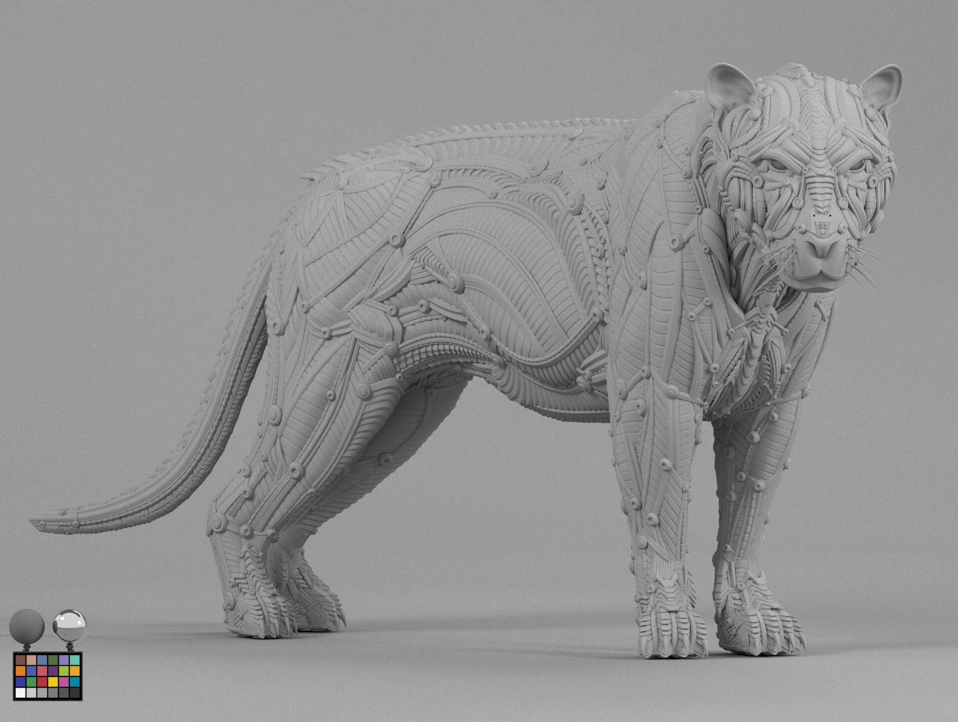 3D Tiger Art by GFX EMMA on Dribbble
