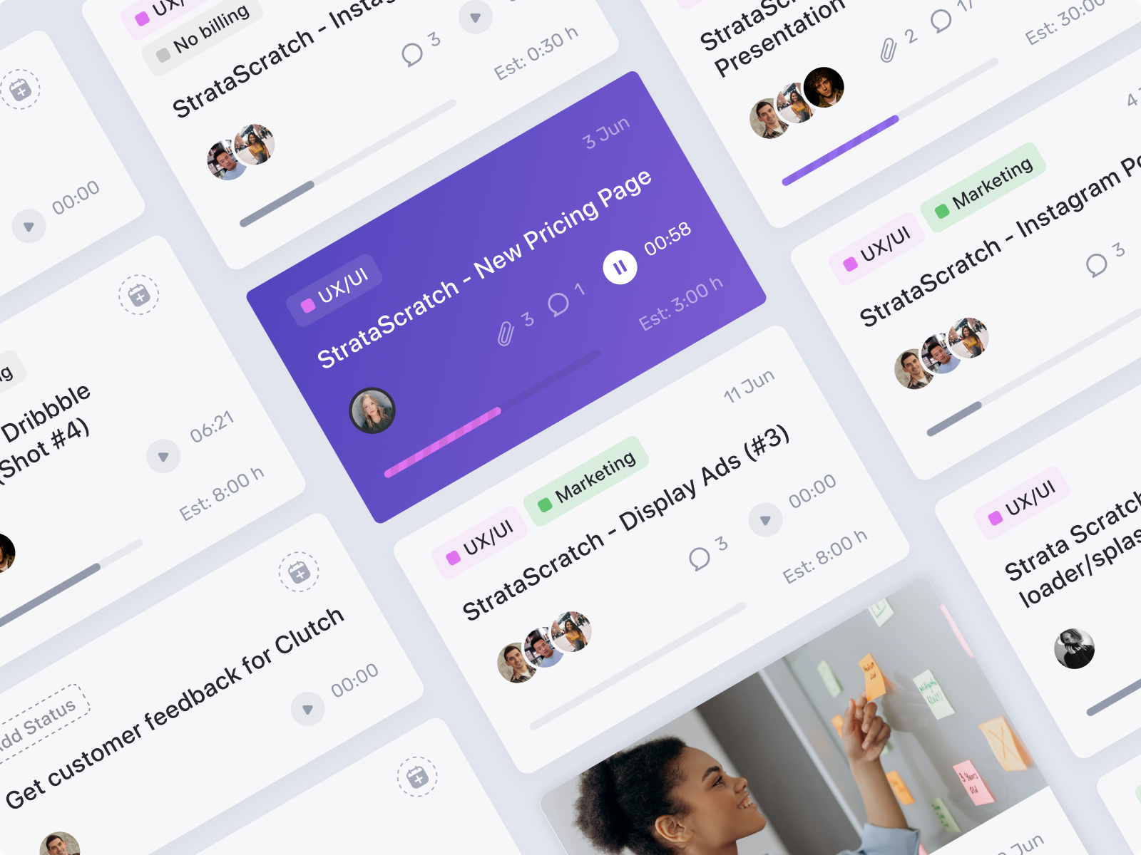 ERP | Project Management Platform (Cards) by Rustam Musaev for Brandux ...