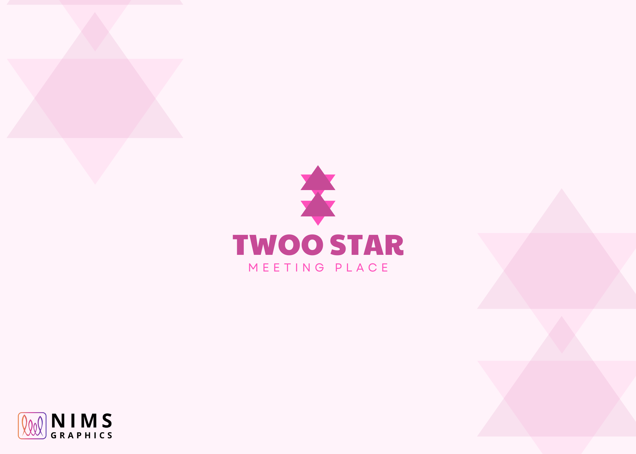 TWOO STAR | Branding & Logo Design For Meeting Place by Ibrahim Sakib ...