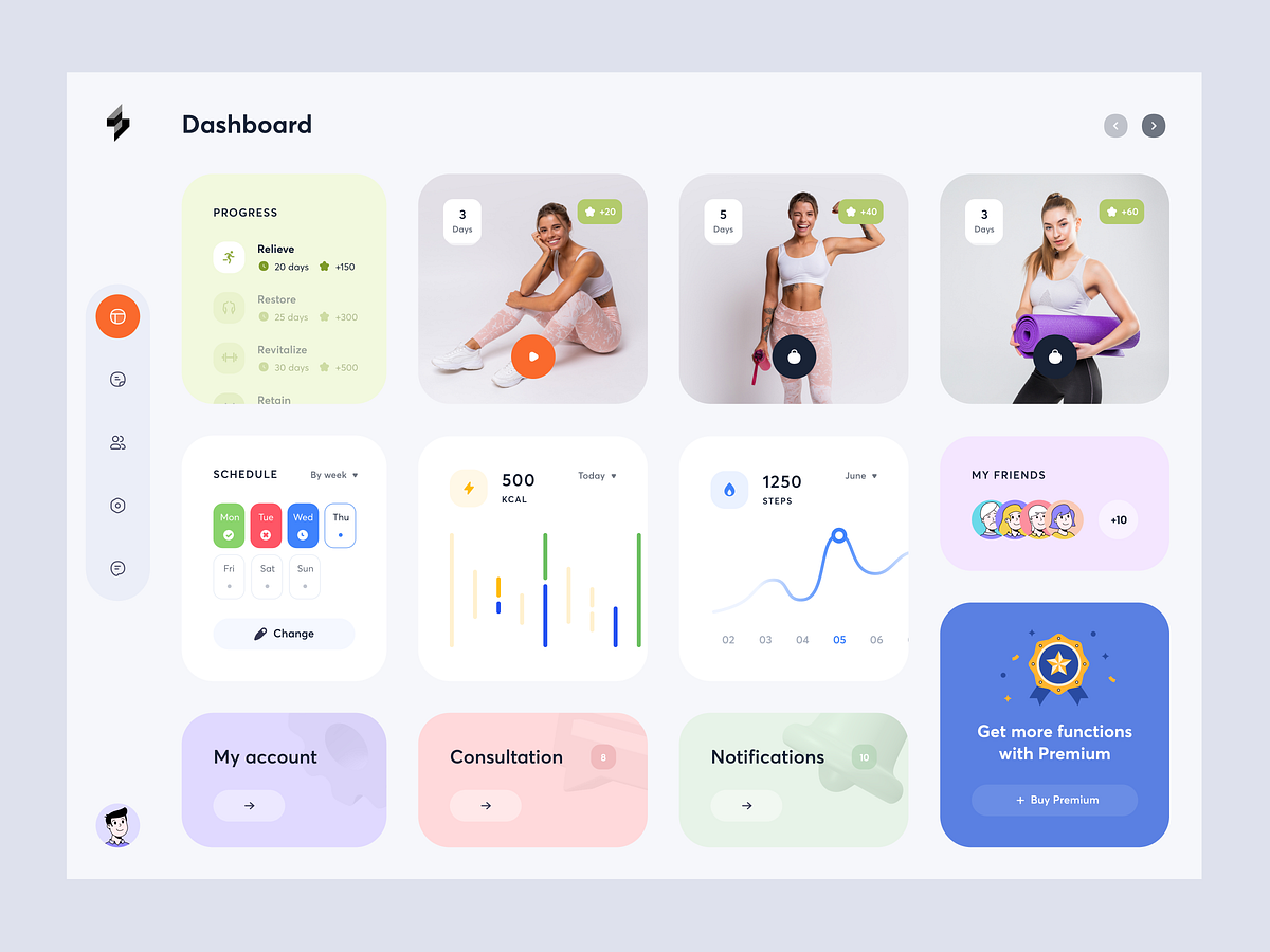 Browse thousands of Fitness images for design inspiration | Dribbble