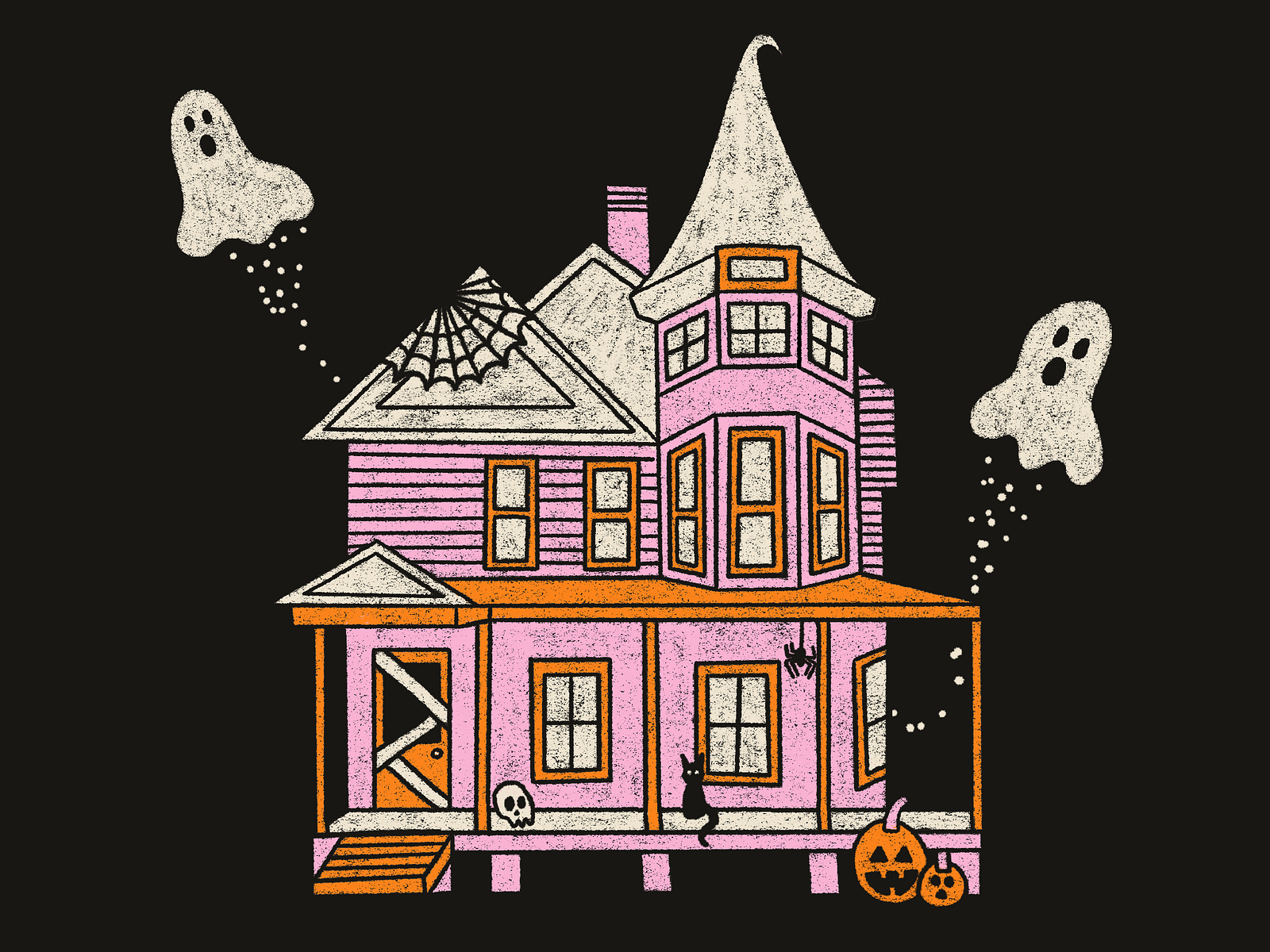 Haunted House by Alli Mandel on Dribbble