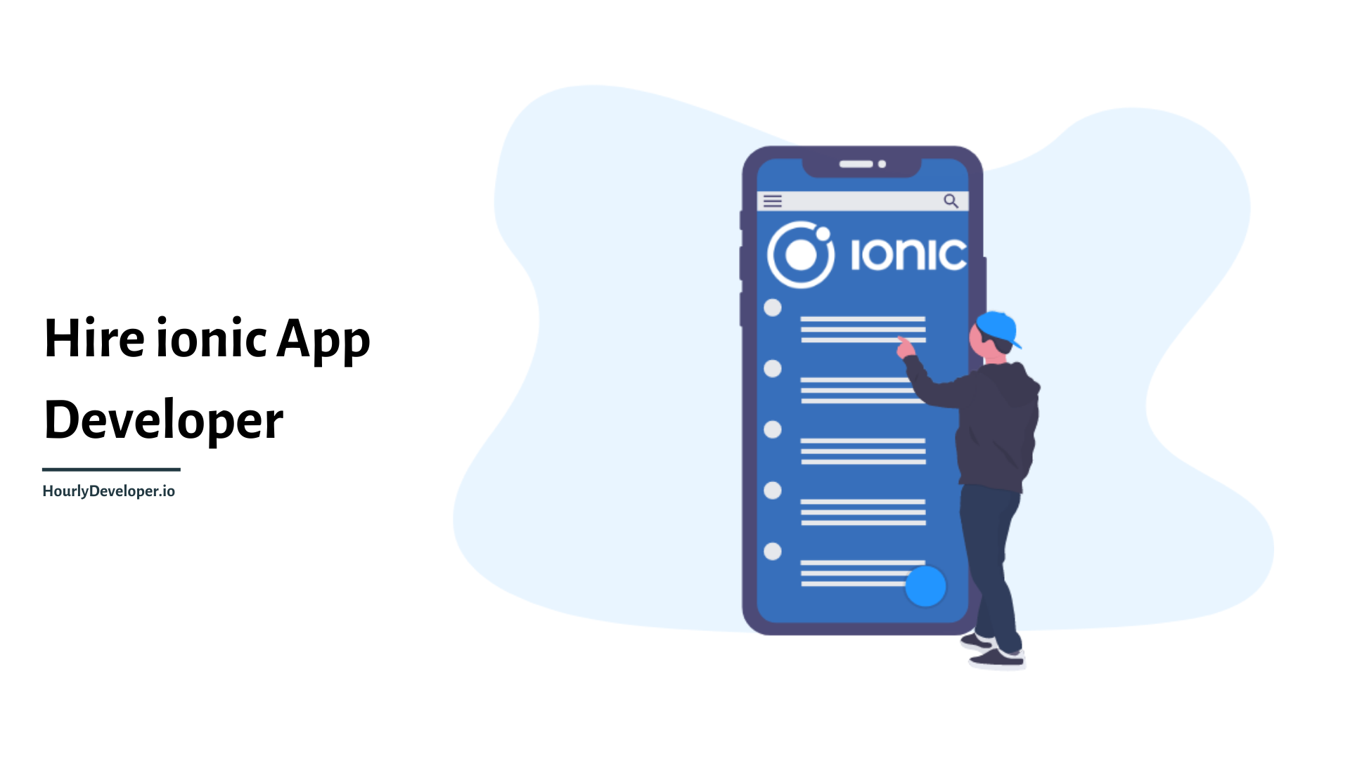 Hire Ionic App Developers by HourlyDeveloper.io on Dribbble