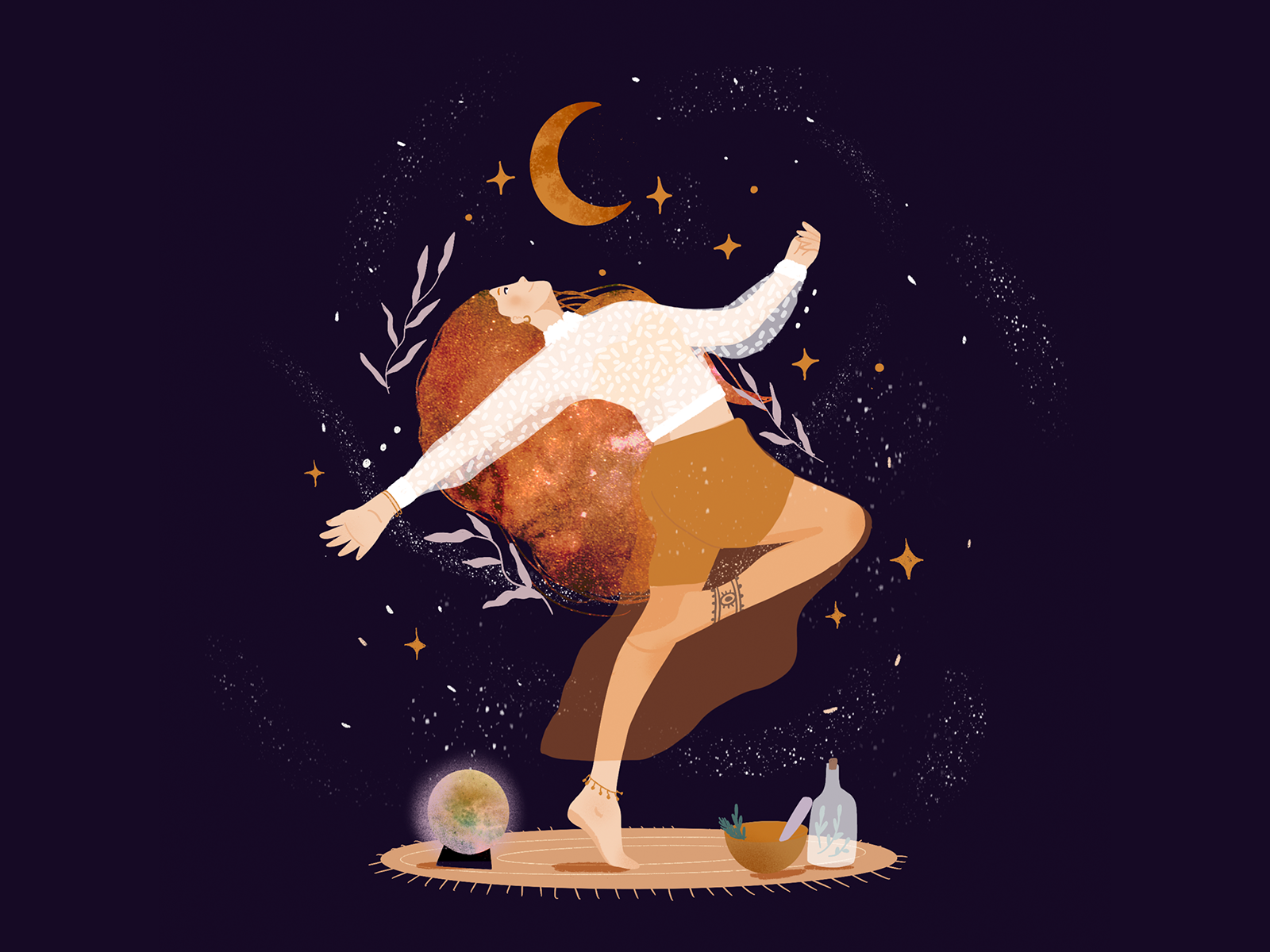Magic women by Florine Le Richon on Dribbble
