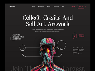Landing Page UI Design by Ilya Studio on Dribbble