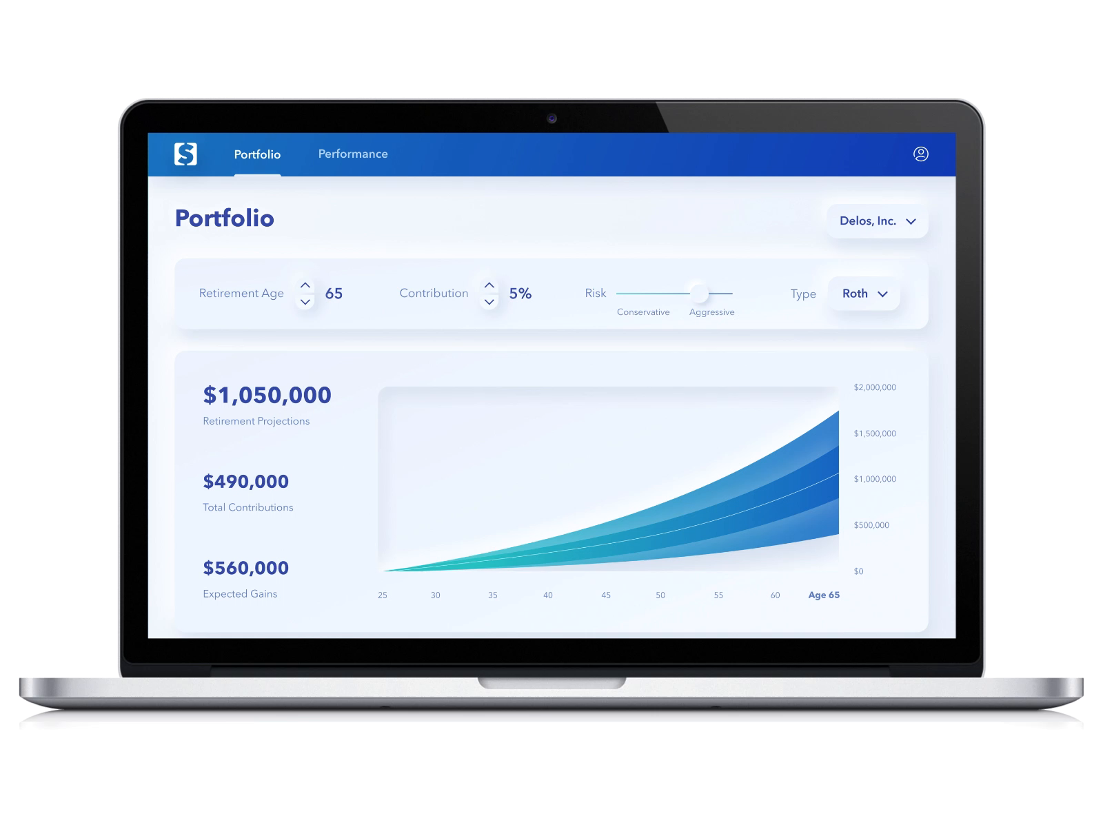 Investment Portfolio by Jeff Brydon on Dribbble