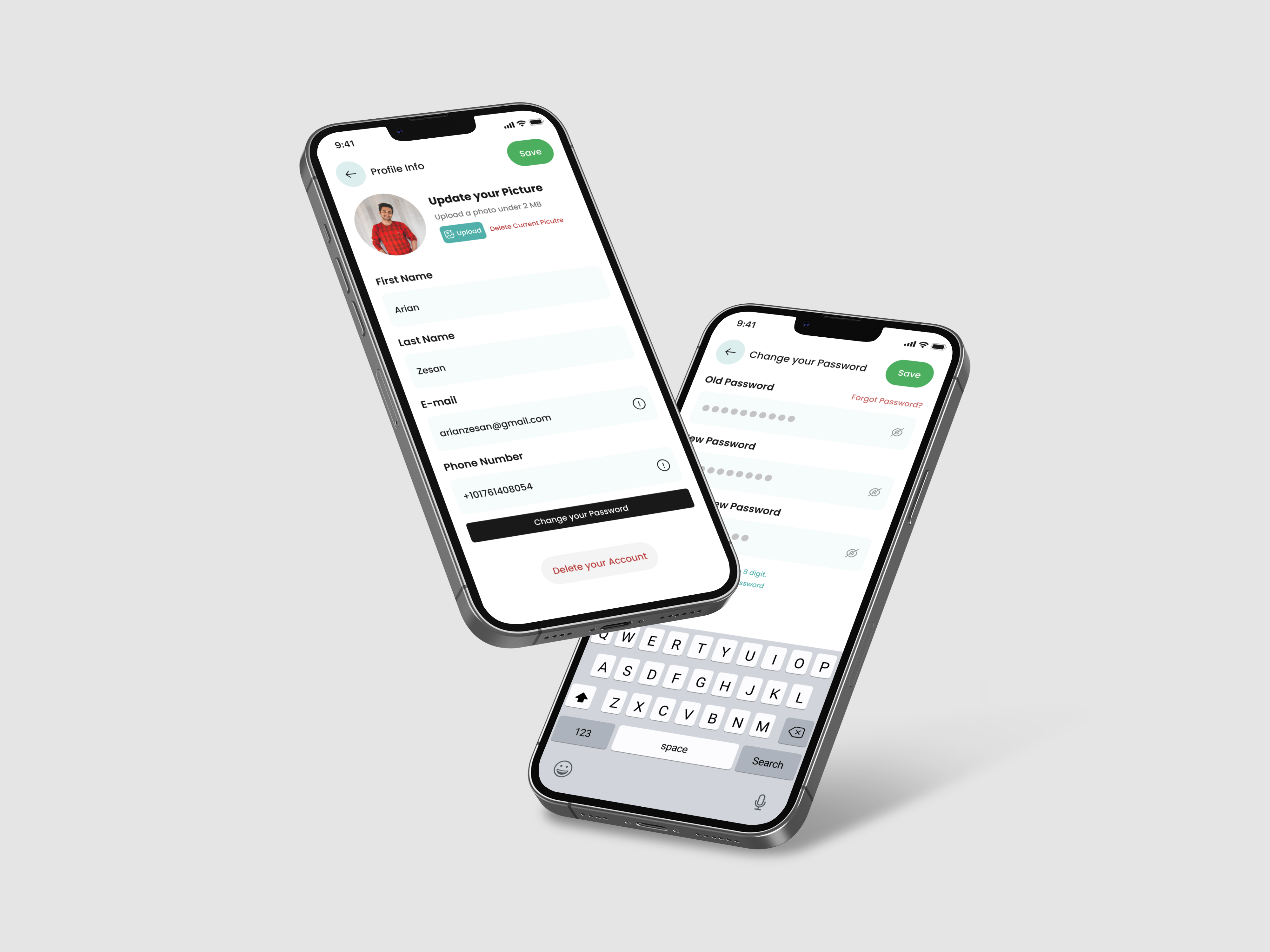 User Profile Concept by Zesan h. on Dribbble