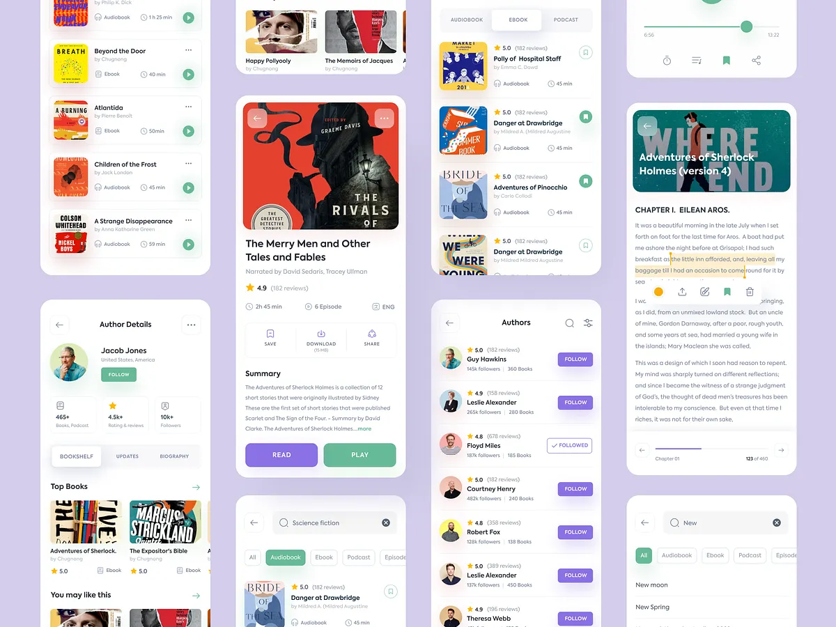 Browse thousands of Book App images for design inspiration | Dribbble