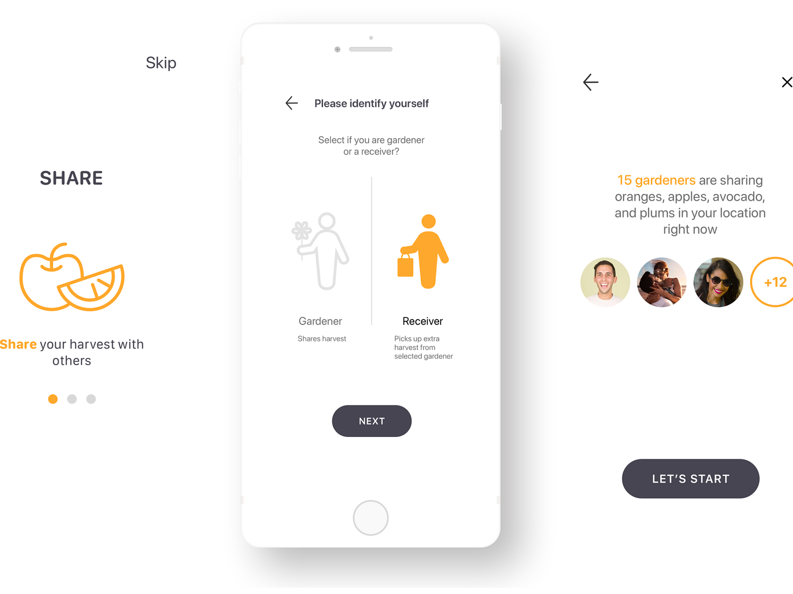 Harvest Swap UI/UX project by Jane on Dribbble