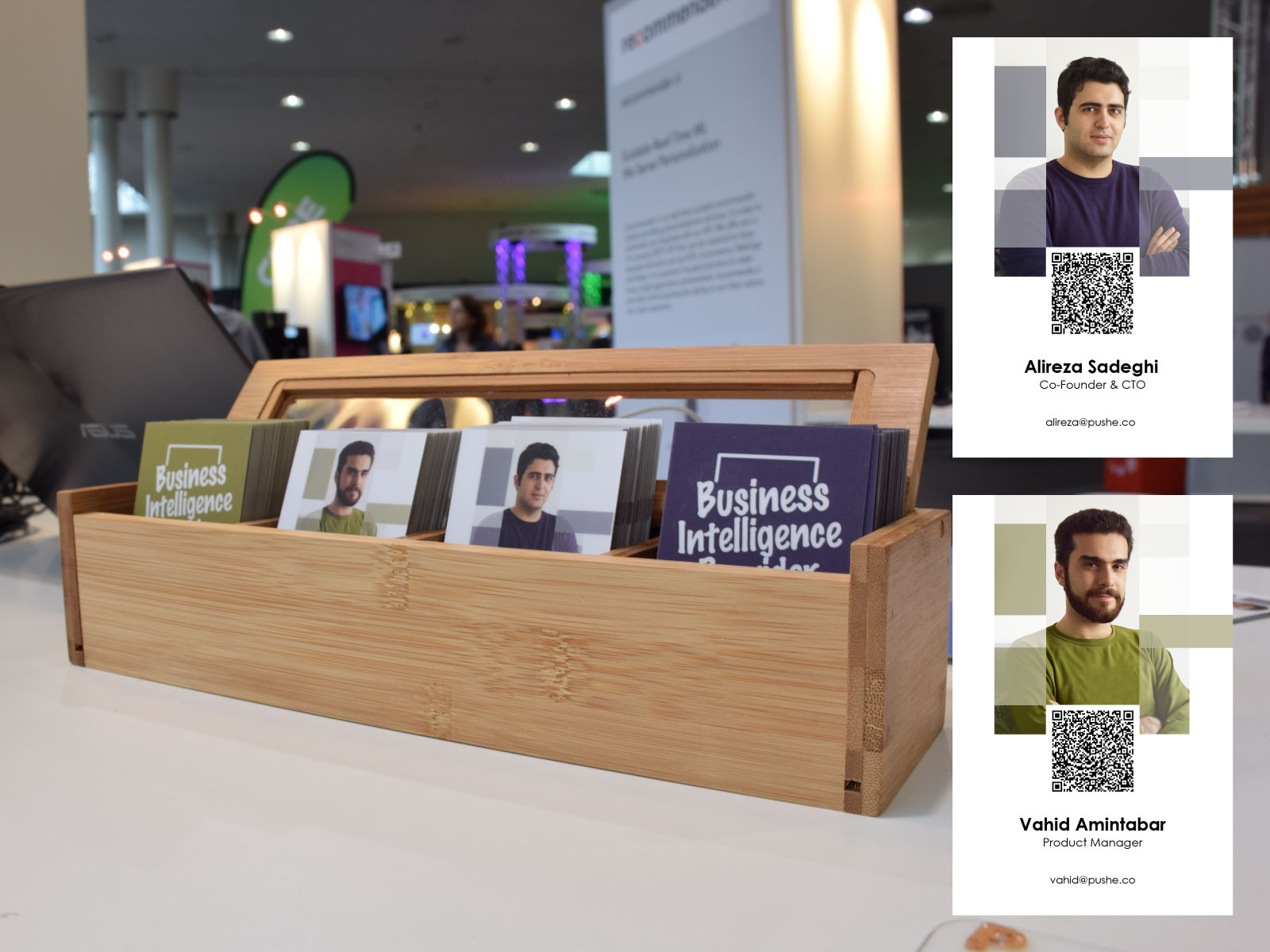 Visit Cards for CeBIT 2017 - Germany by Azadeh on Dribbble