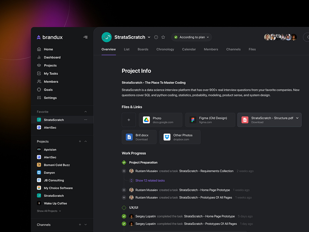 ERP | Project Management Platform (Overview) by Rustam Musaev for ...
