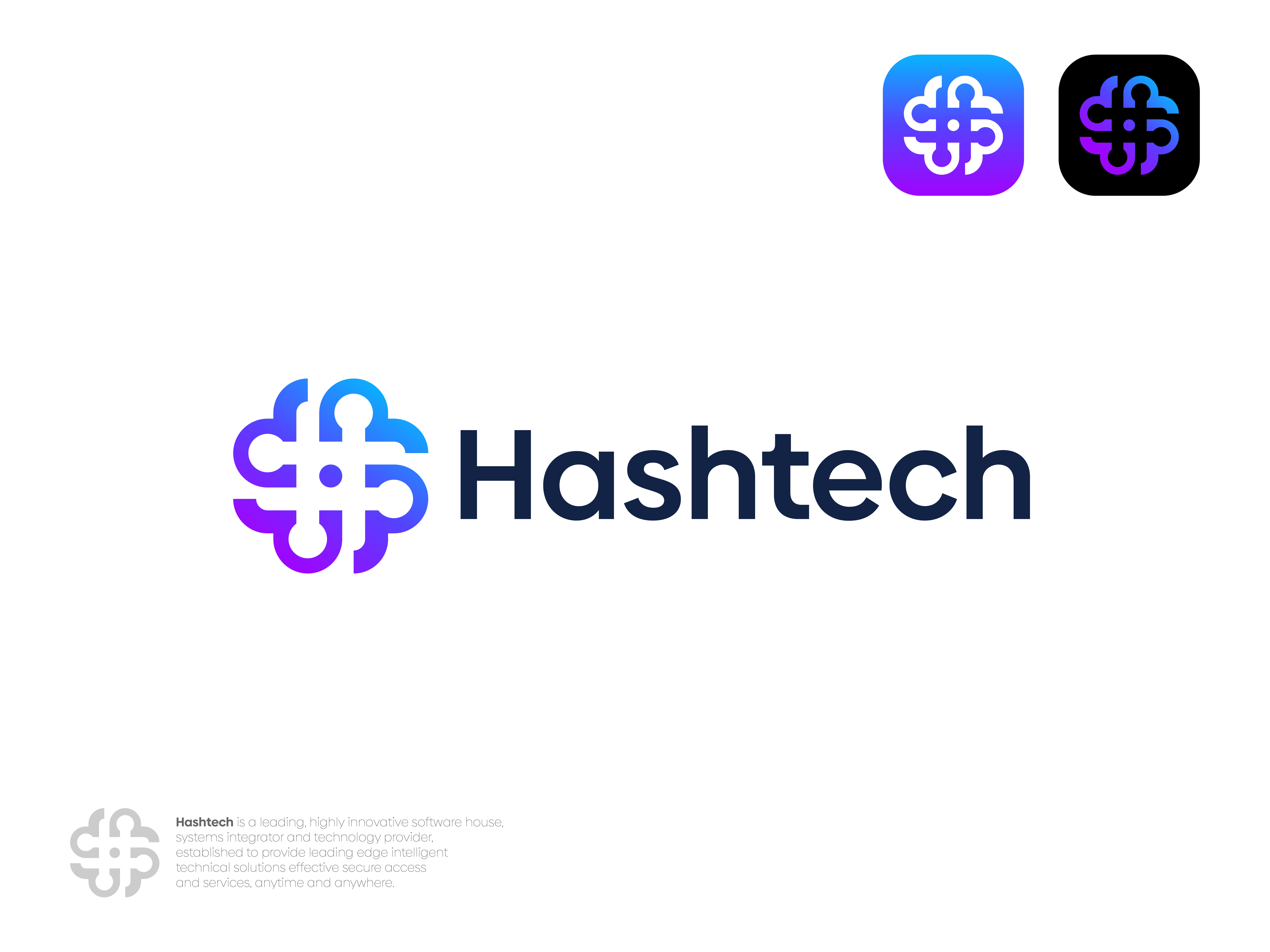 Hashtech Logo Brand Guidelines by Sumon Yousuf on Dribbble