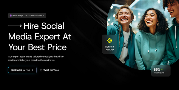 Framer Social Media Experts Hero Component - Framify Design by Muhammad ... Framer Social Media Experts Hero Component - Framify Design by Muhammad ...