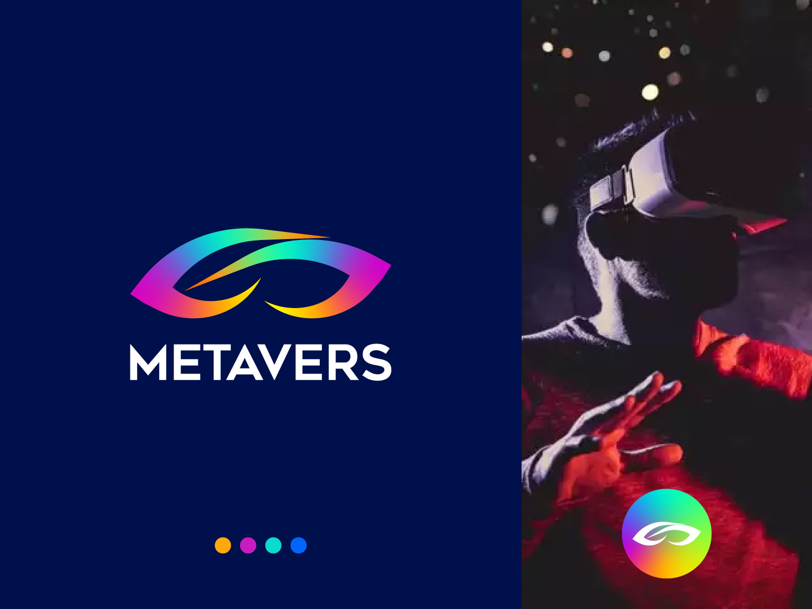 metaverse logo design by Abdul Gaffar on Dribbble