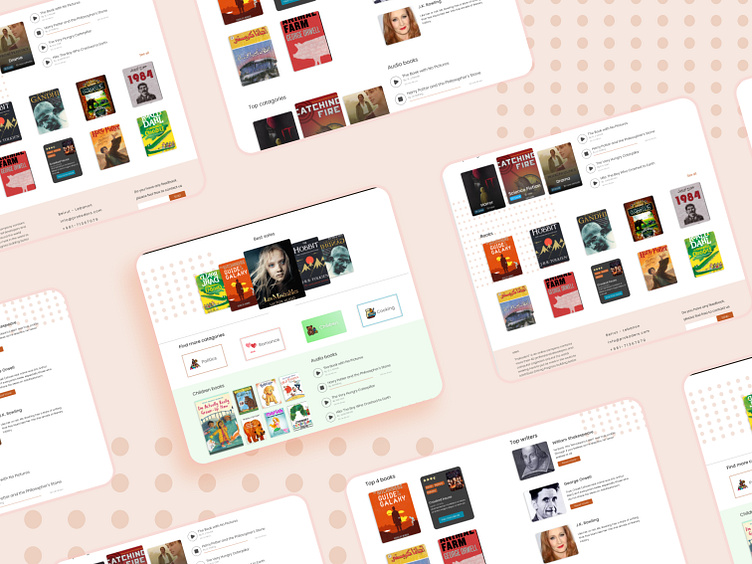 E_library by Lima Hammoud on Dribbble