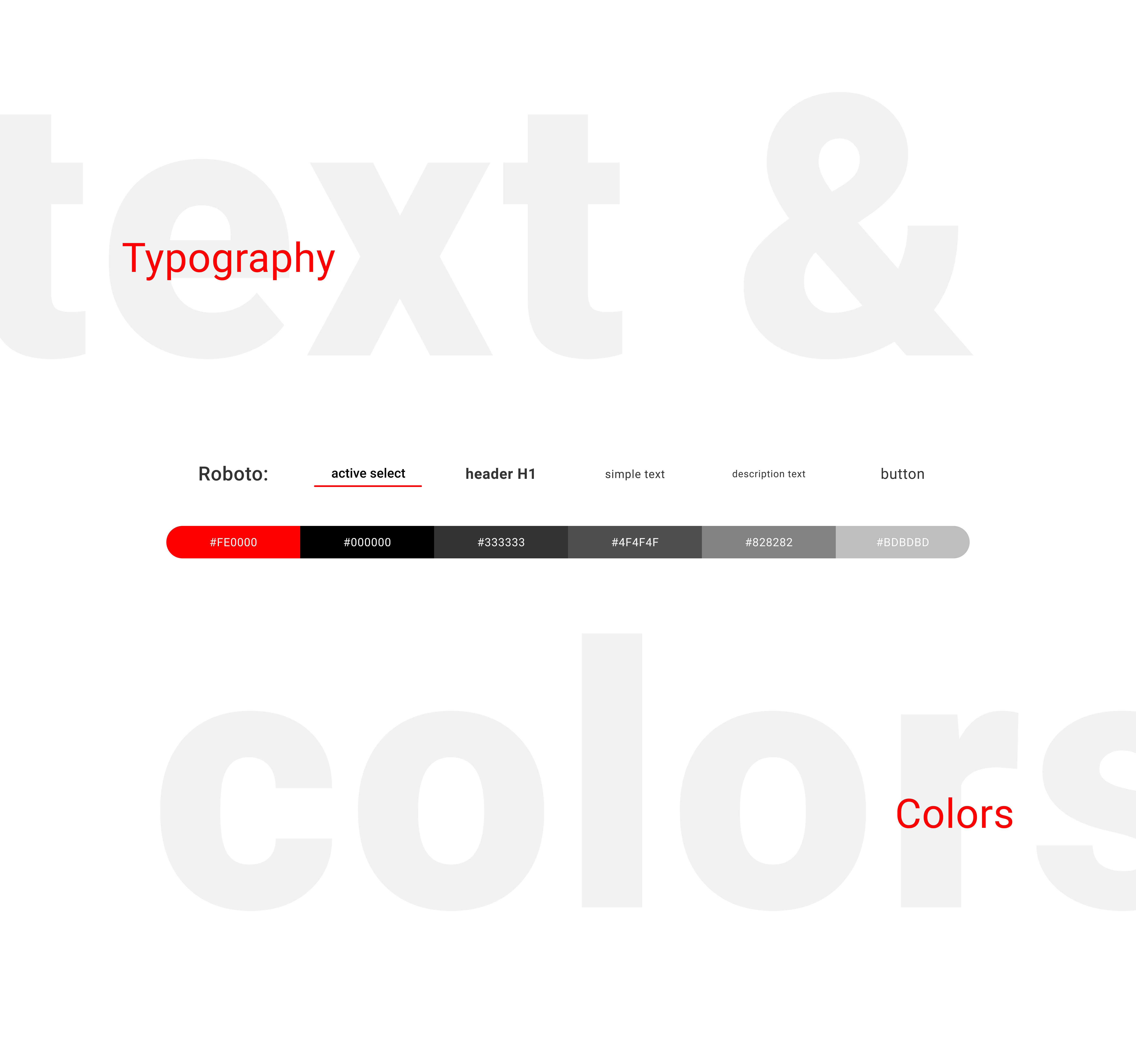 Colors and typography for UNIQLO by Artemy Garibaldi on Dribbble