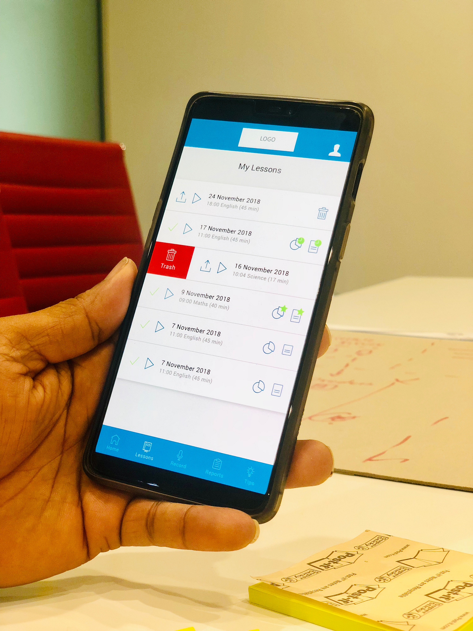 Simple UI - Mobile App List View by Mike Vasavada for Mobiddiction on ...
