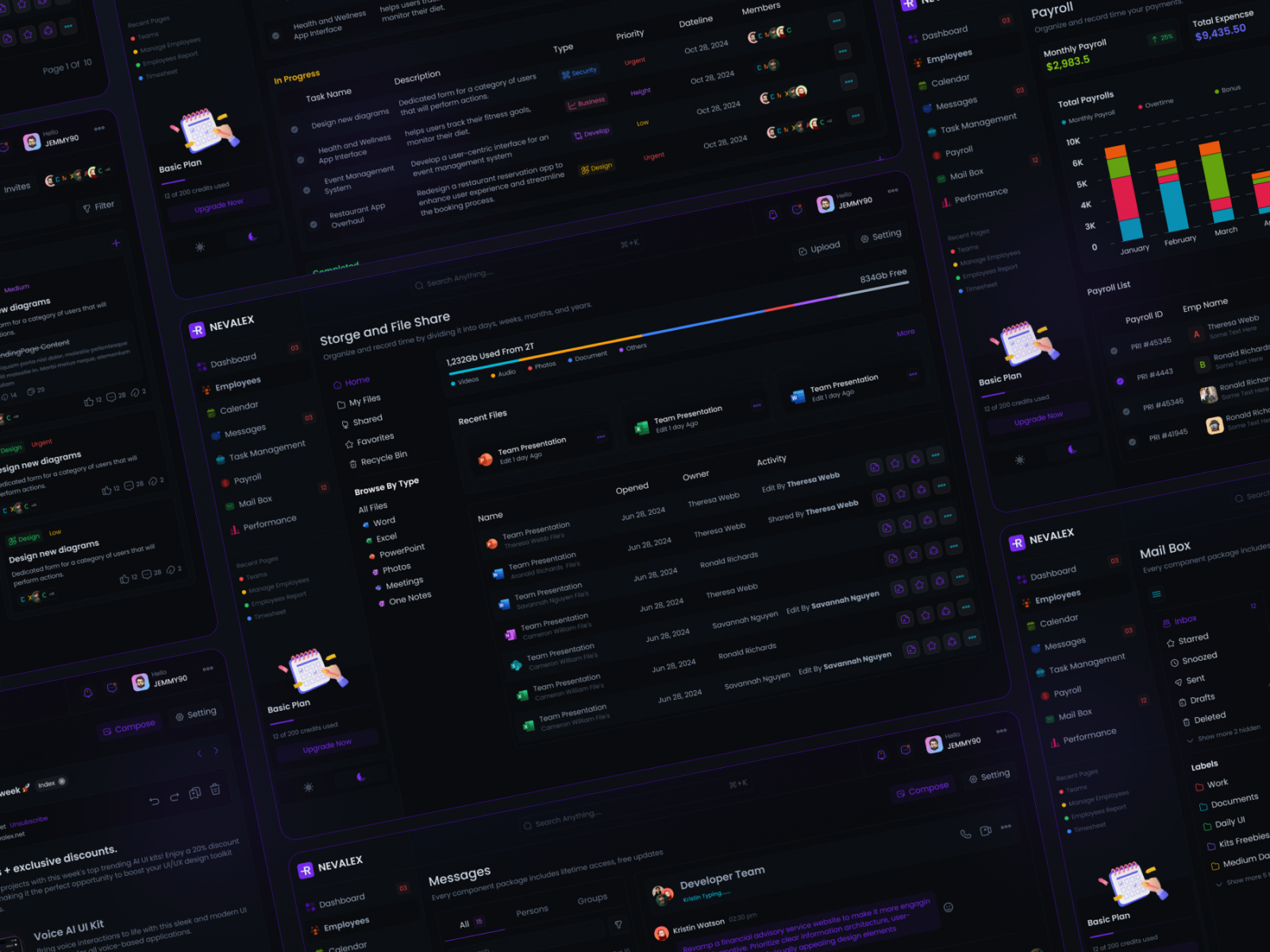 Modal UIKIT - HRM Dashboard by Mohamed Gamal on Dribbble