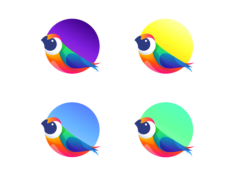 Bird logo Final stage by Bujar Ljubovci on Dribbble