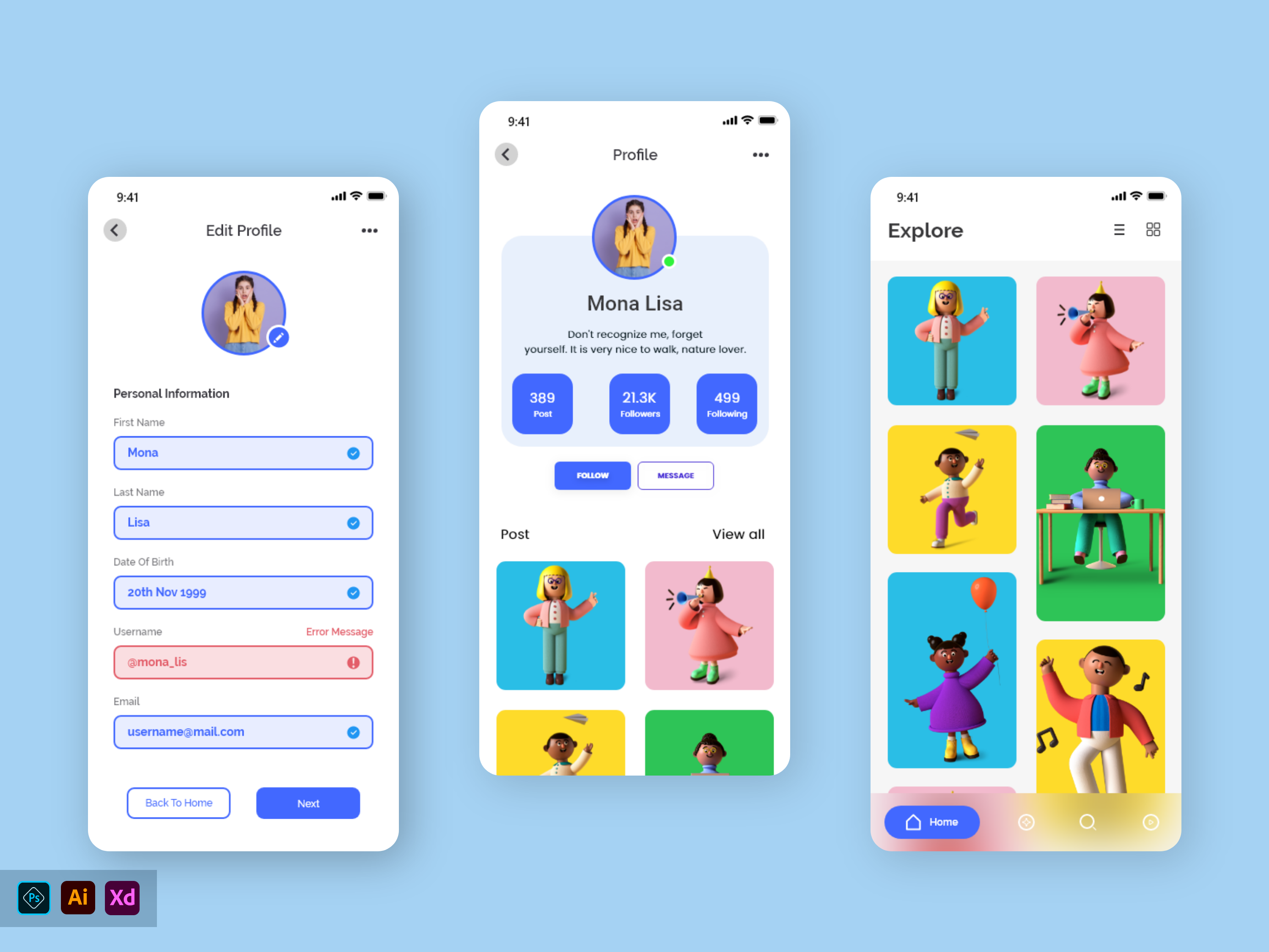 Profile Screen design by Yousuf Saymon on Dribbble