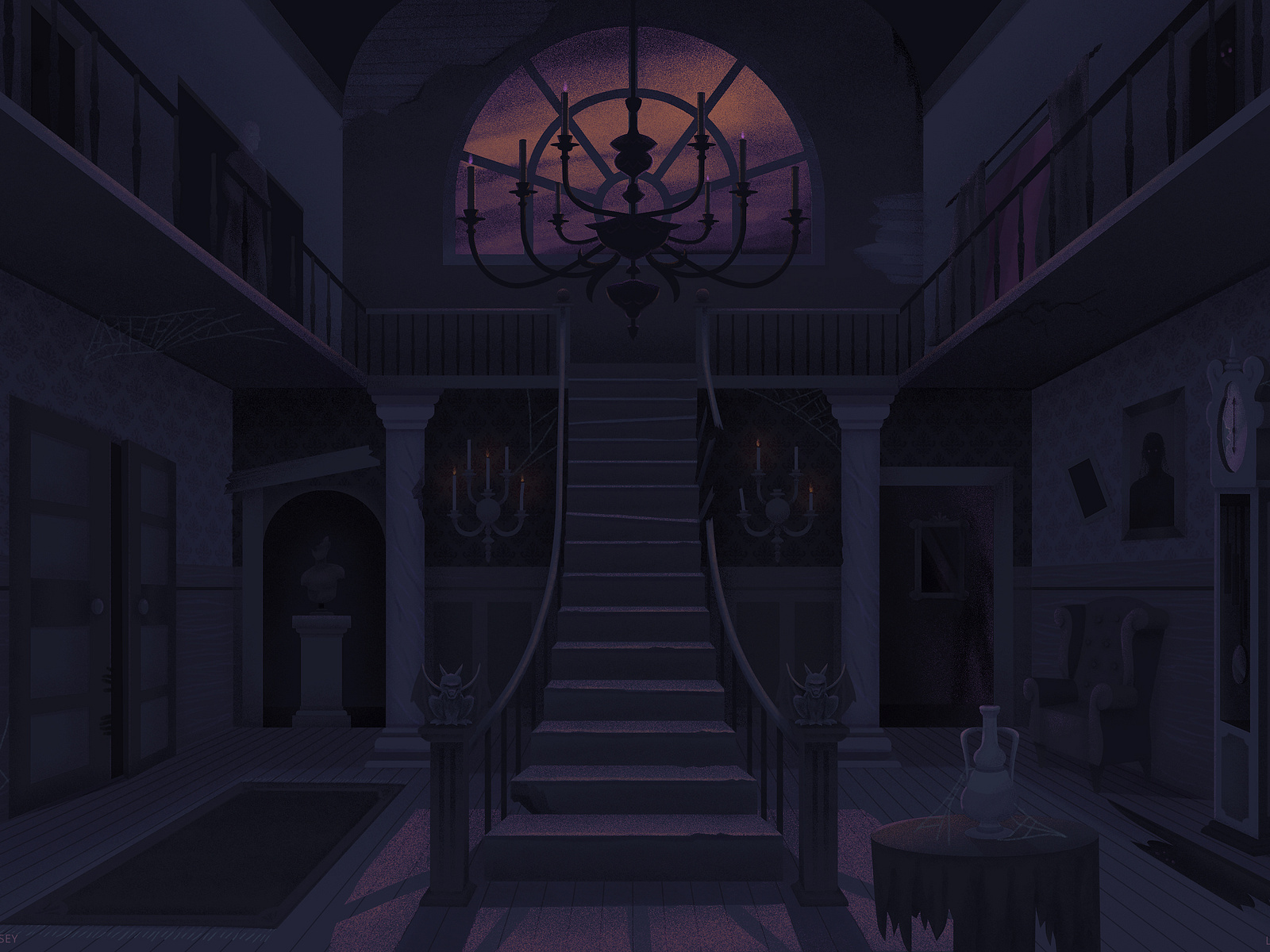 Haunted Entry by Lindsey Kellis Meredith on Dribbble