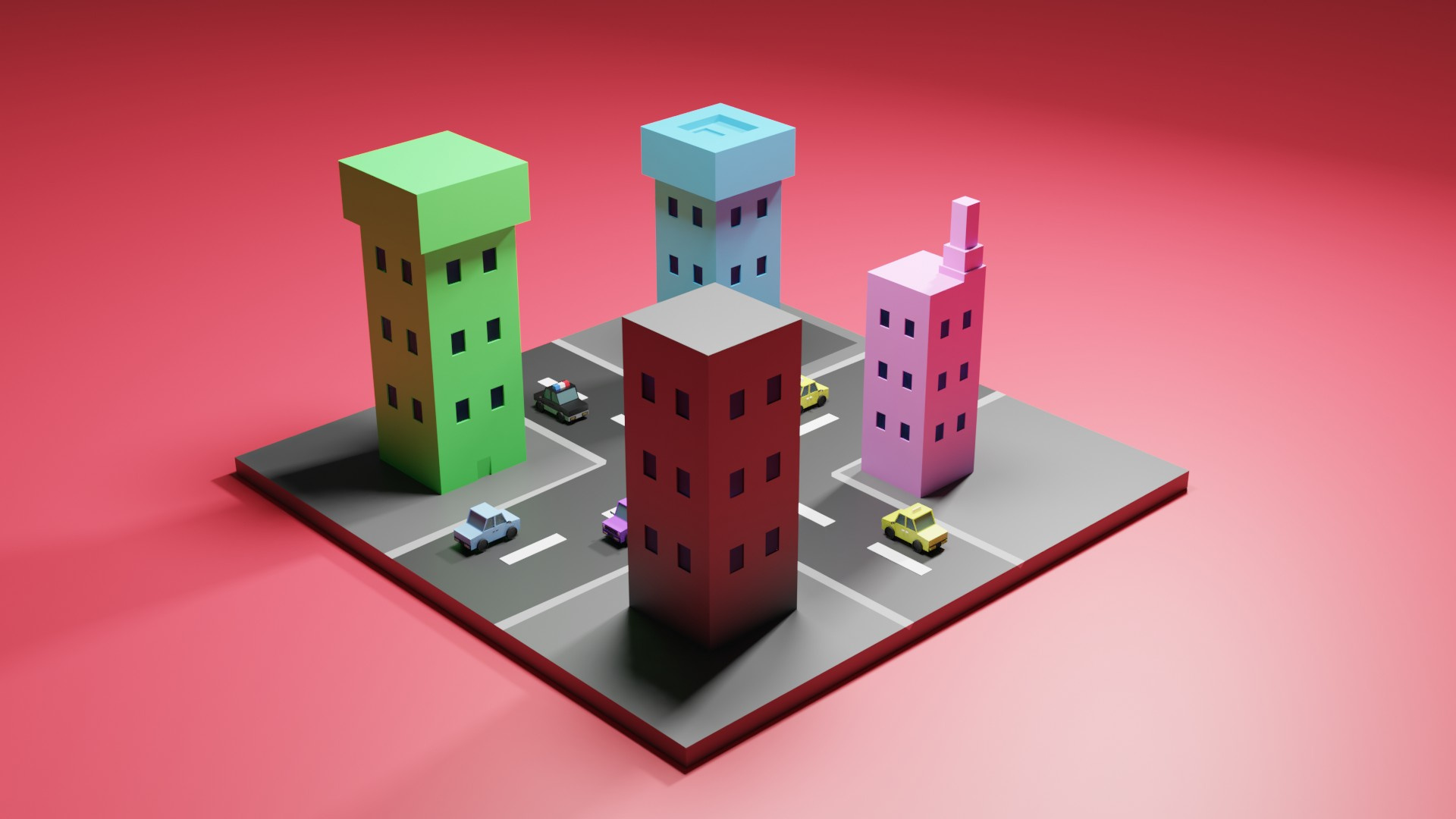 Isometric Building by Habib Ahmad on Dribbble