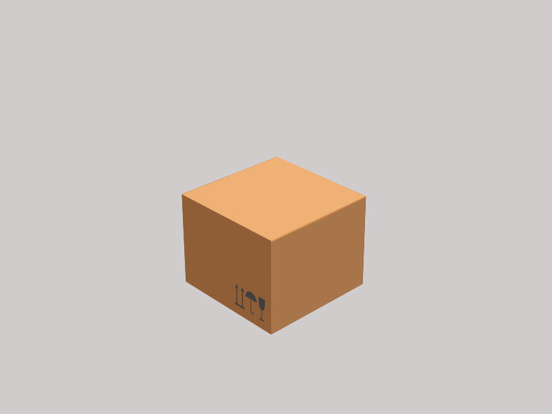 3d box by Saim Hayyat on Dribbble