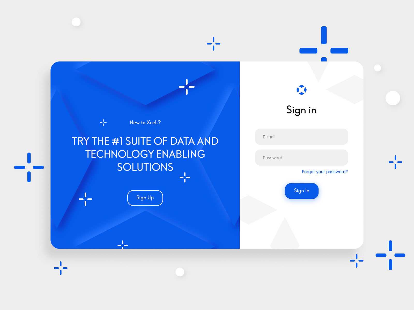 Sign In Page Design by Natalia Kolesnichenko on Dribbble