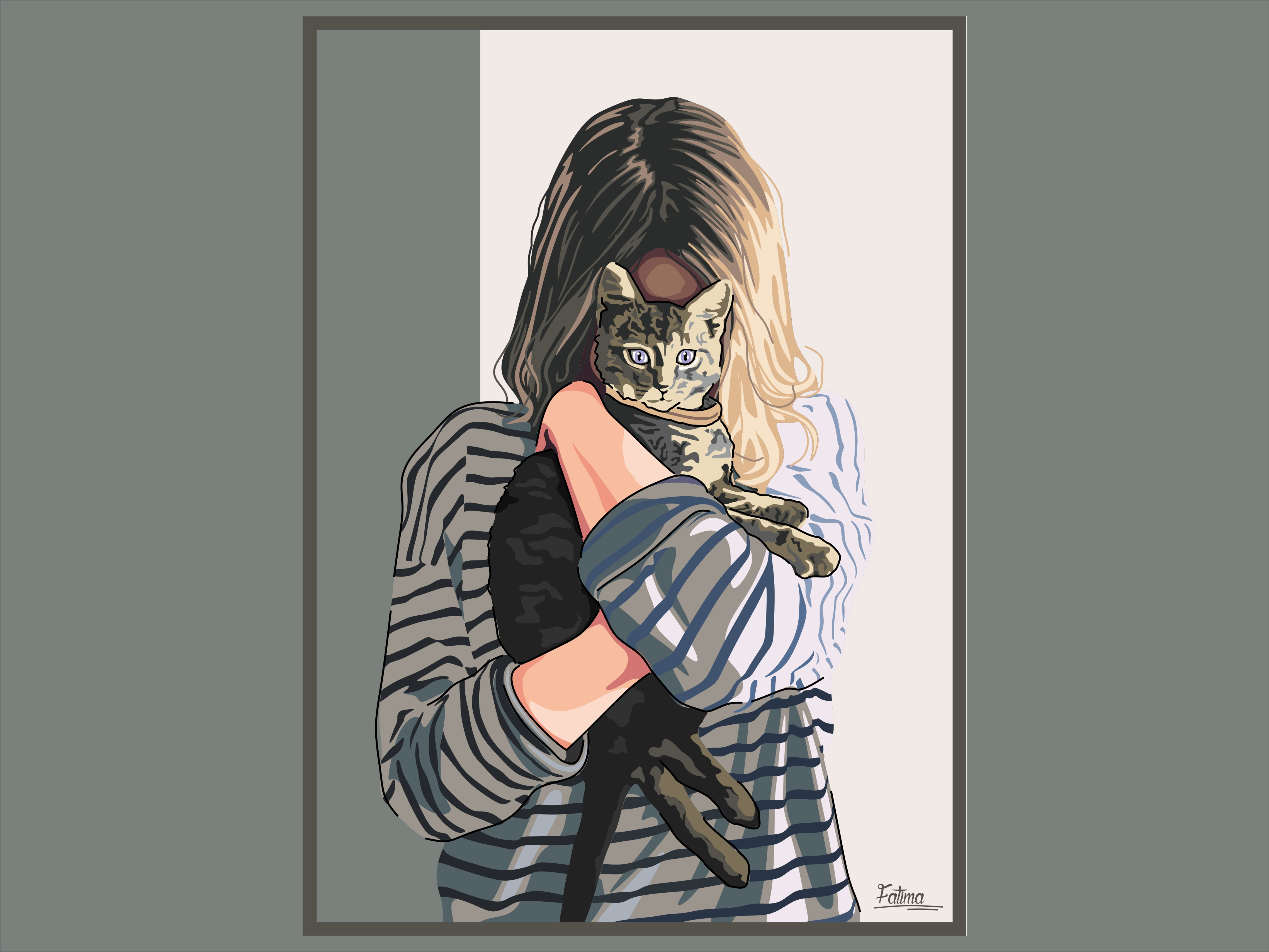 cat lover by fatima on Dribbble