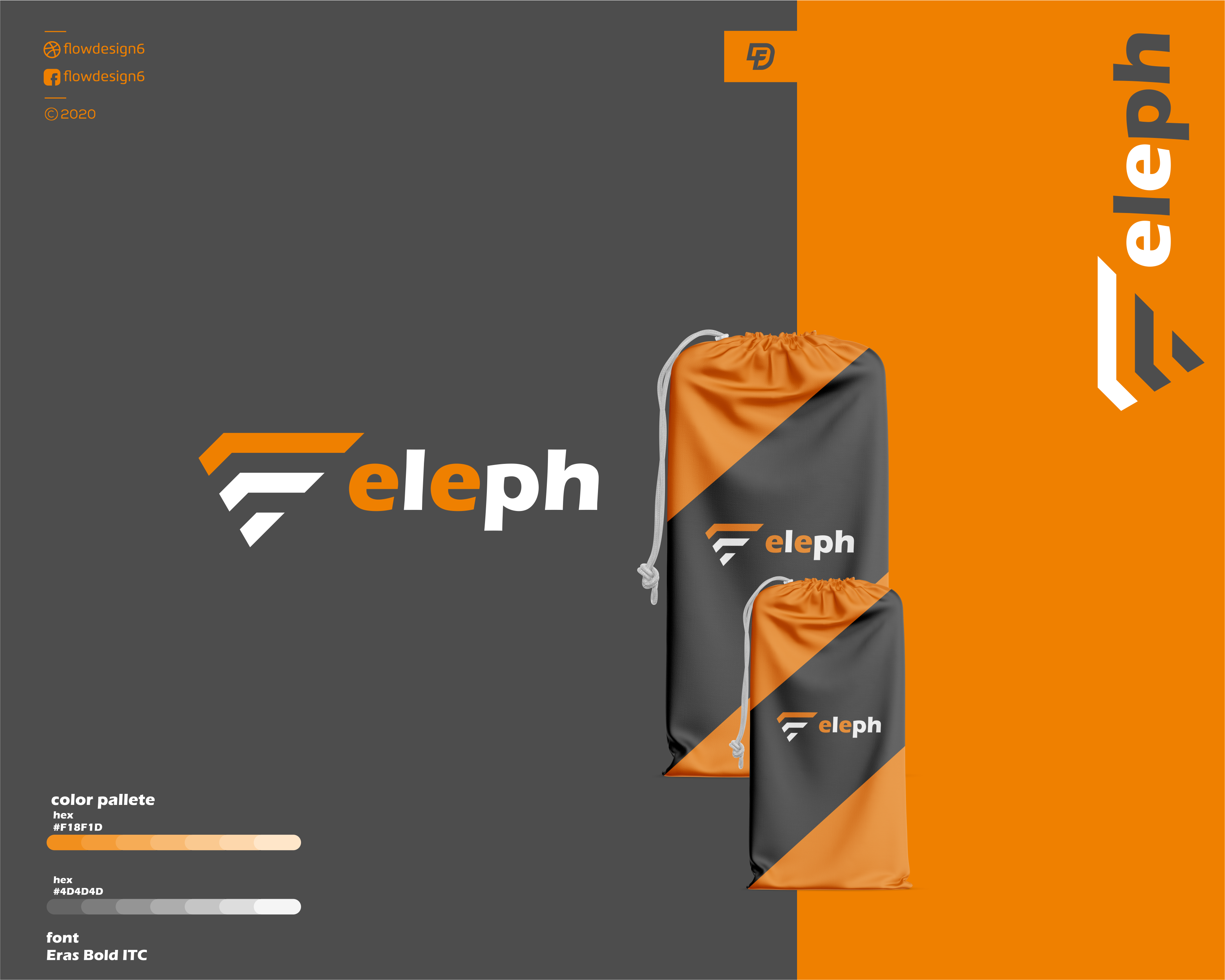 Eleph monogram logo by flowdesign6 on Dribbble