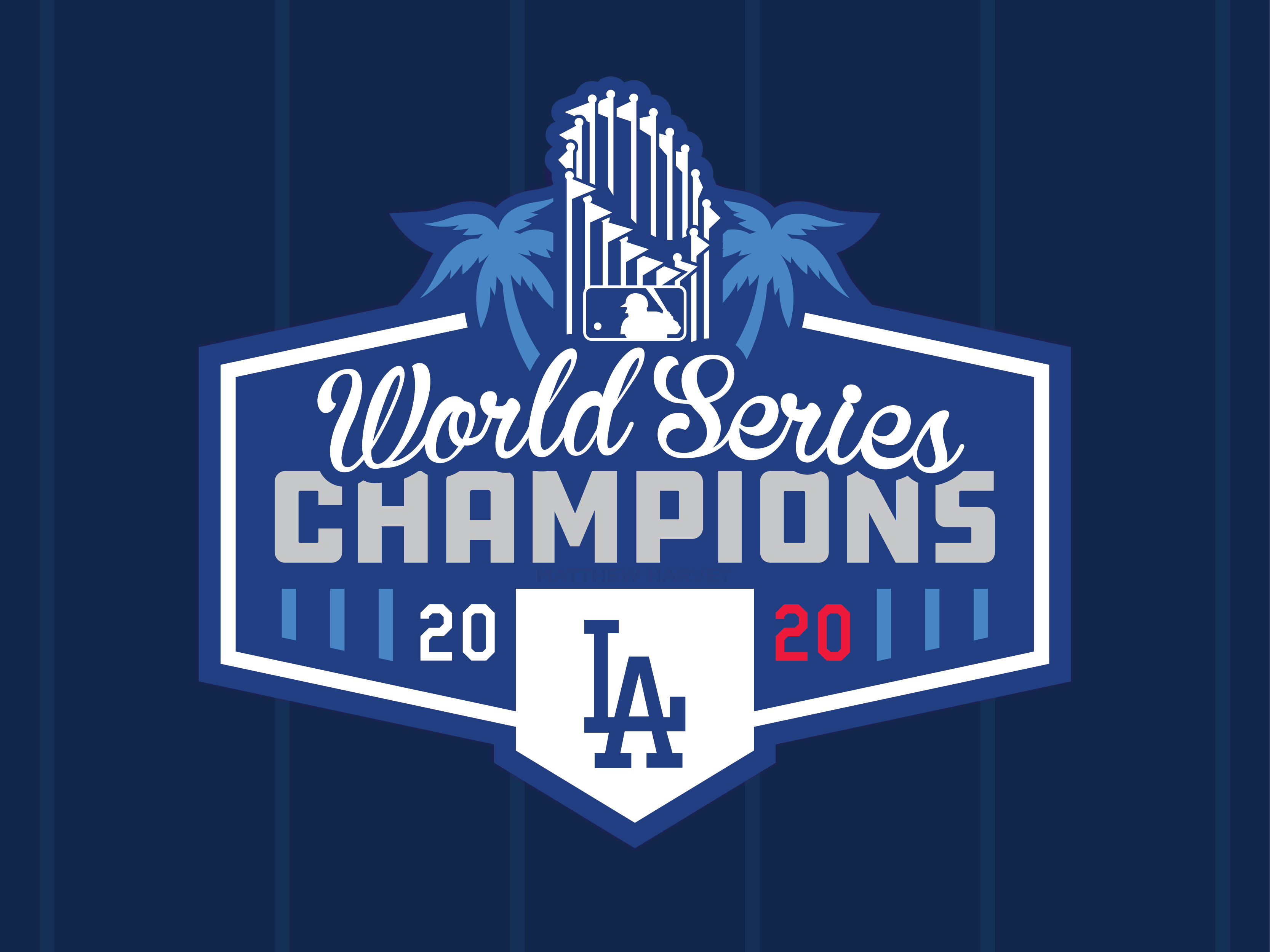 World Series Champs Logo Los Angeles Dodgers 2024 World Series