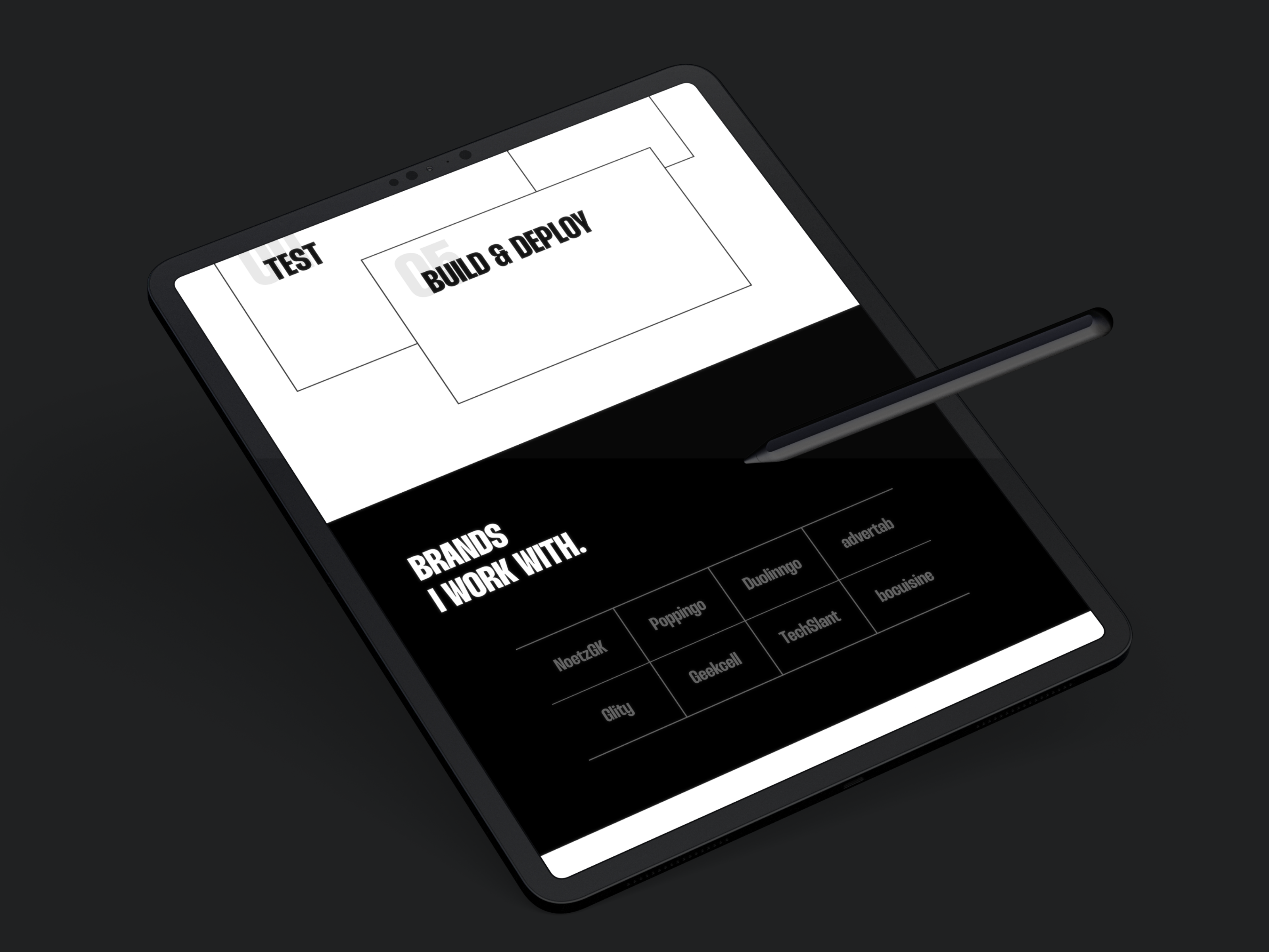 Portfolio Landing Page by Sarfraz Jasim on Dribbble