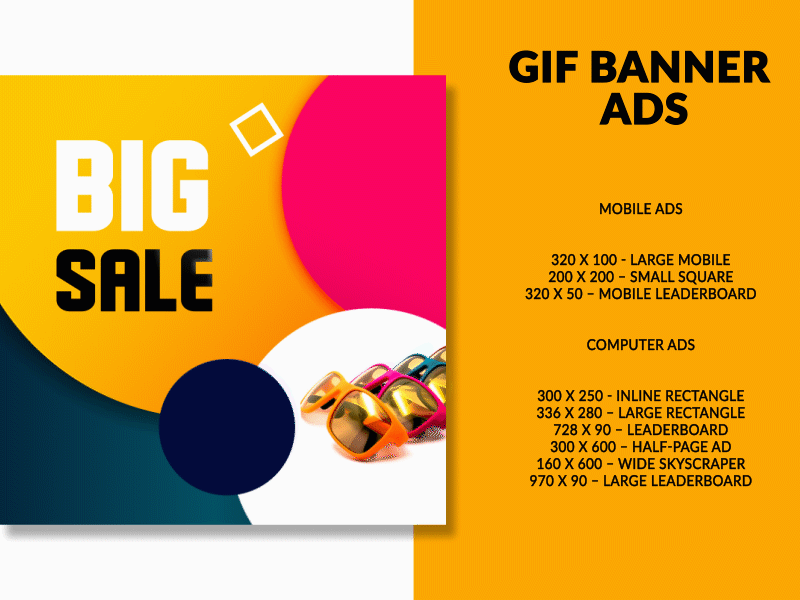 GIF banner ads by MD. Shakhawat Husan on Dribbble
